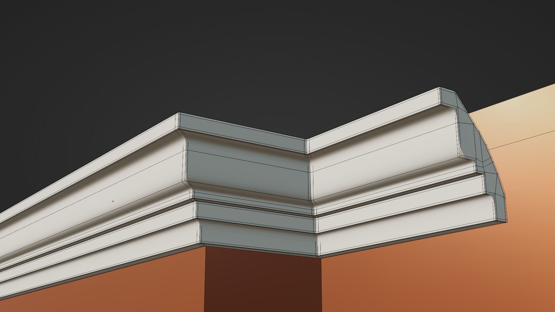 3D model 10 cornices with different versions VR / AR / low-poly | CGTrader