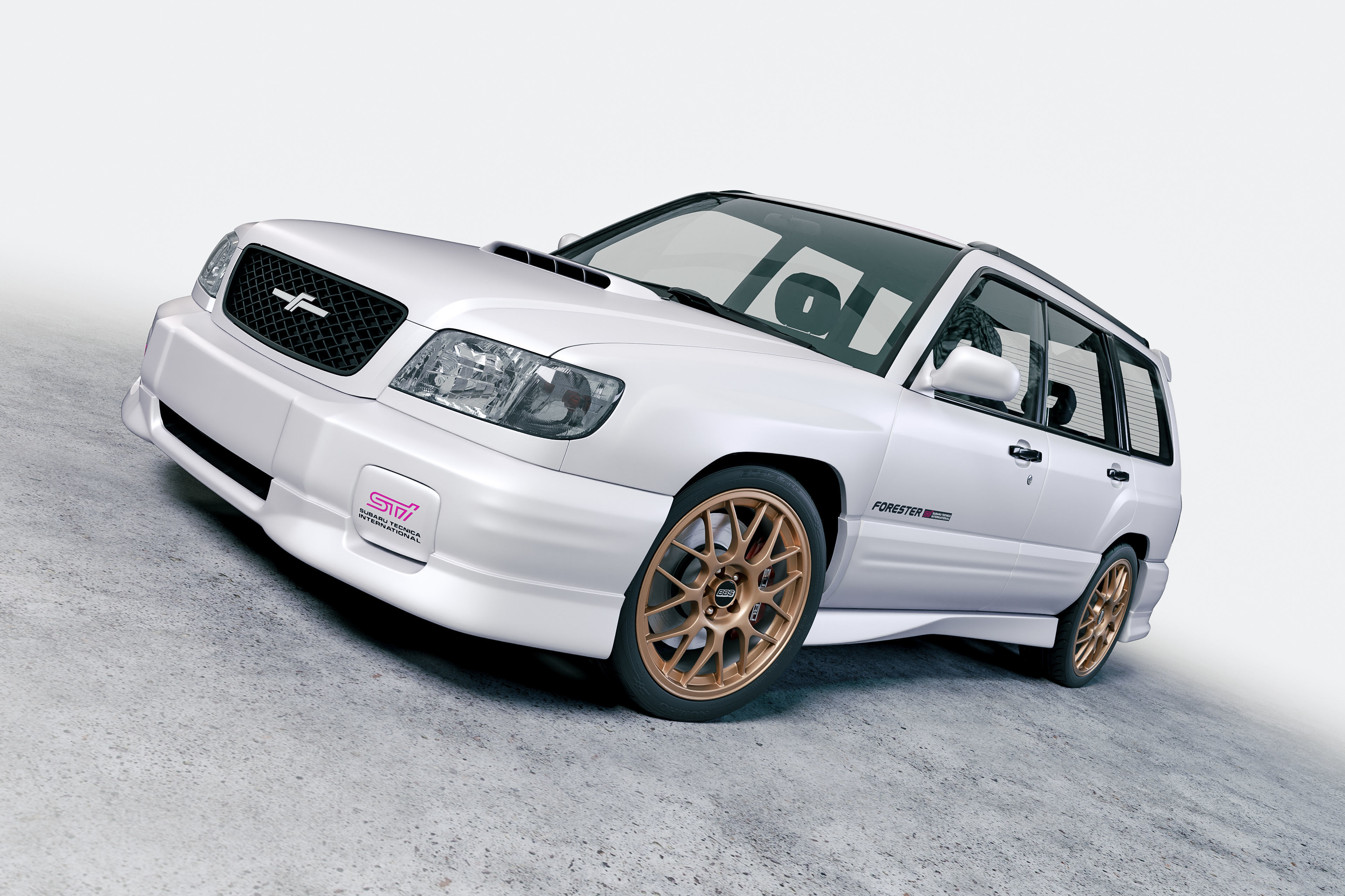 Subaru Forester STI SF5 2001 3D model | CGTrader