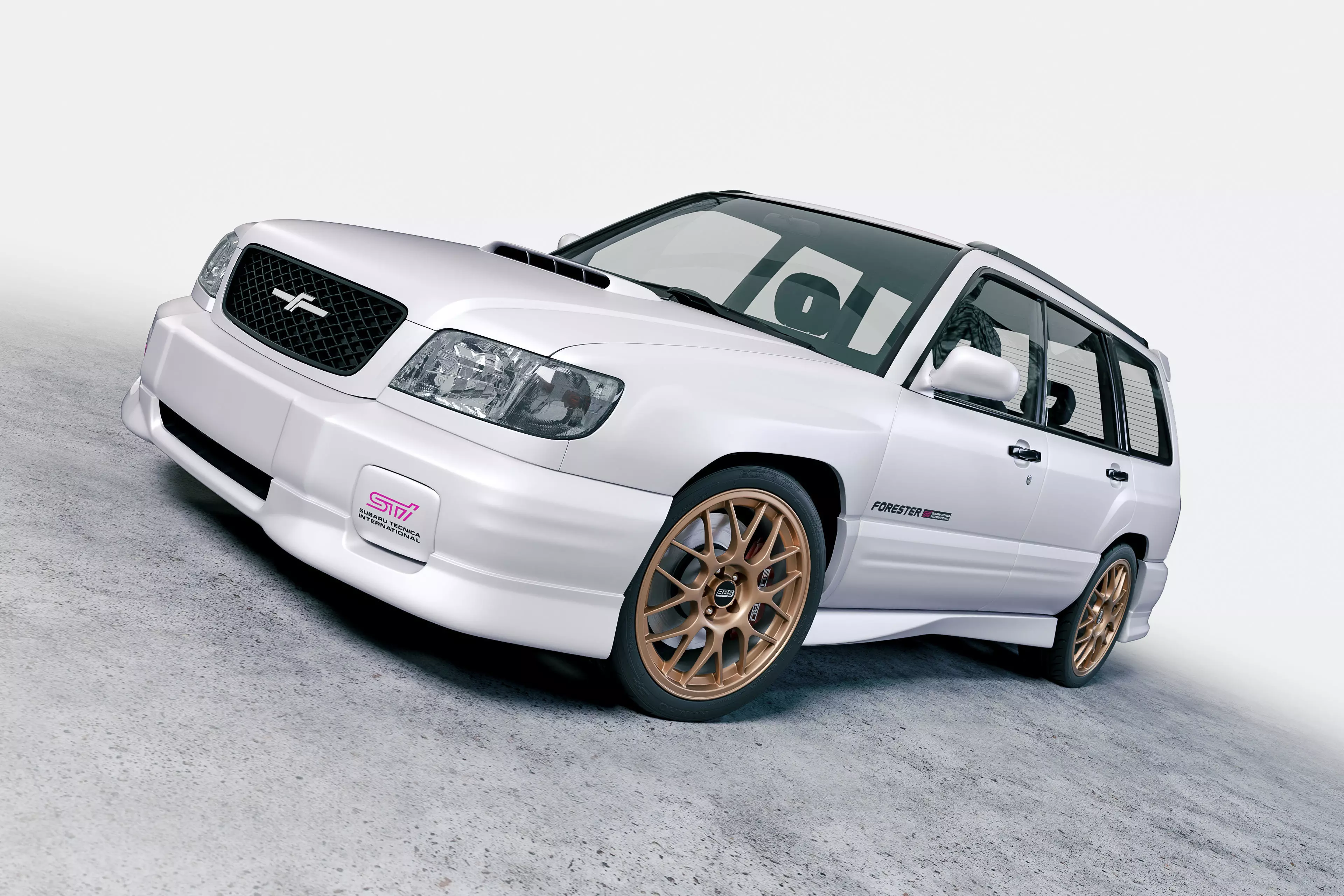 Subaru Forester STI SF5 2001 3D model | CGTrader