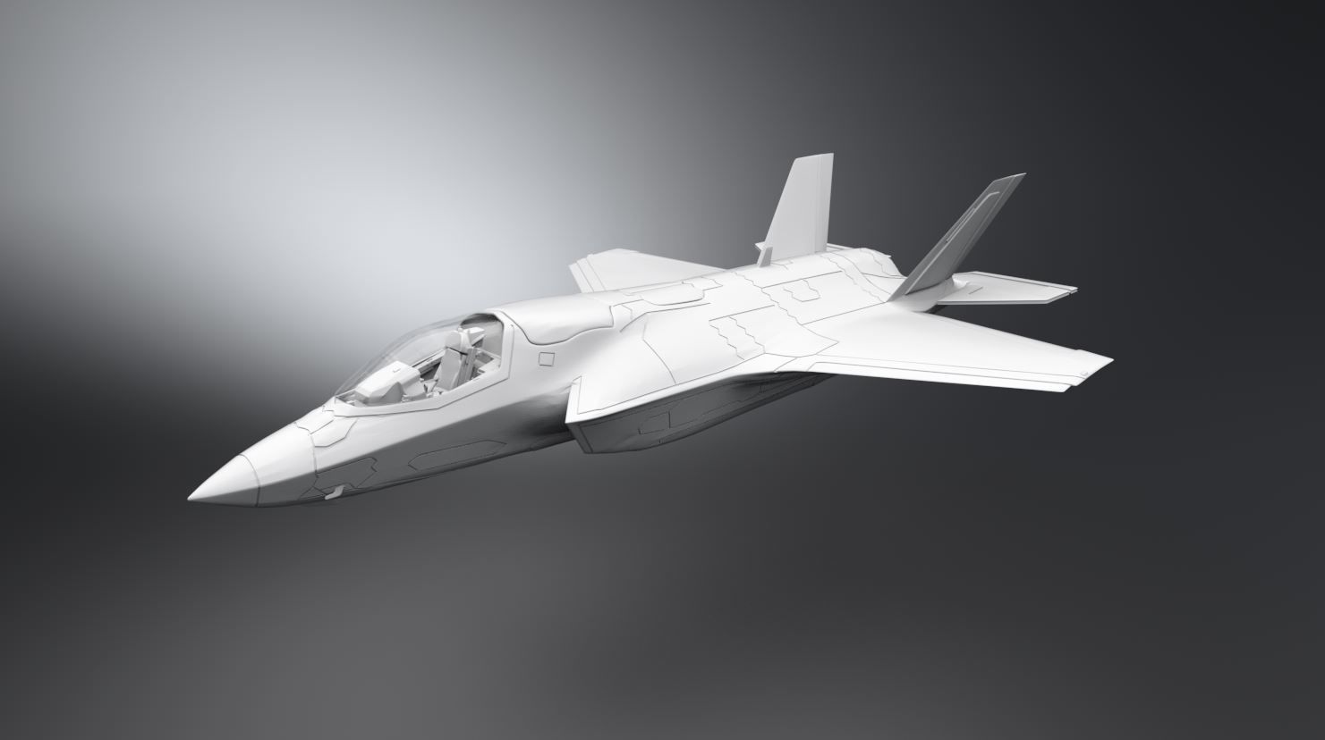 F35B Lightning II scale model 3D model 3D printable | CGTrader