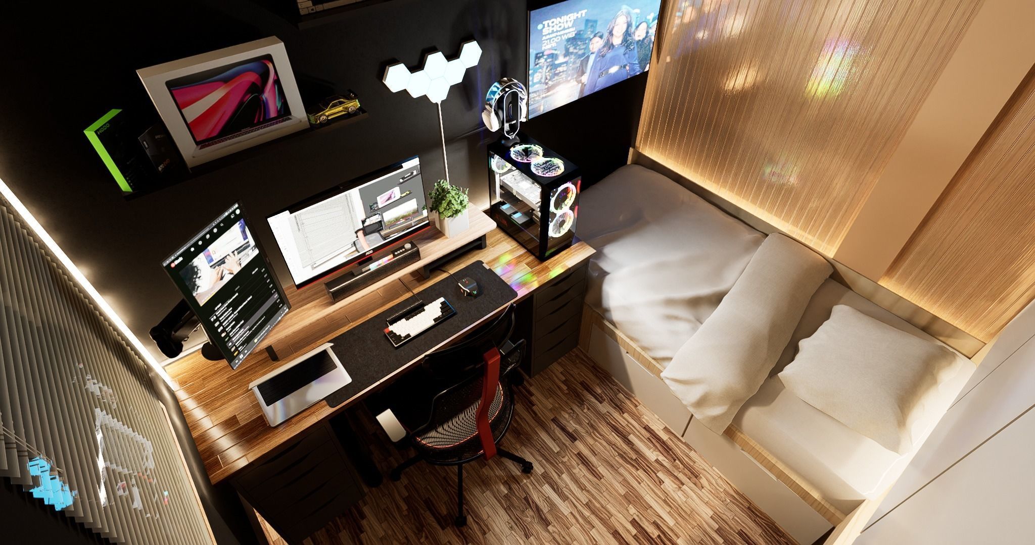 MY DESK SETUP PC 3D model | CGTrader