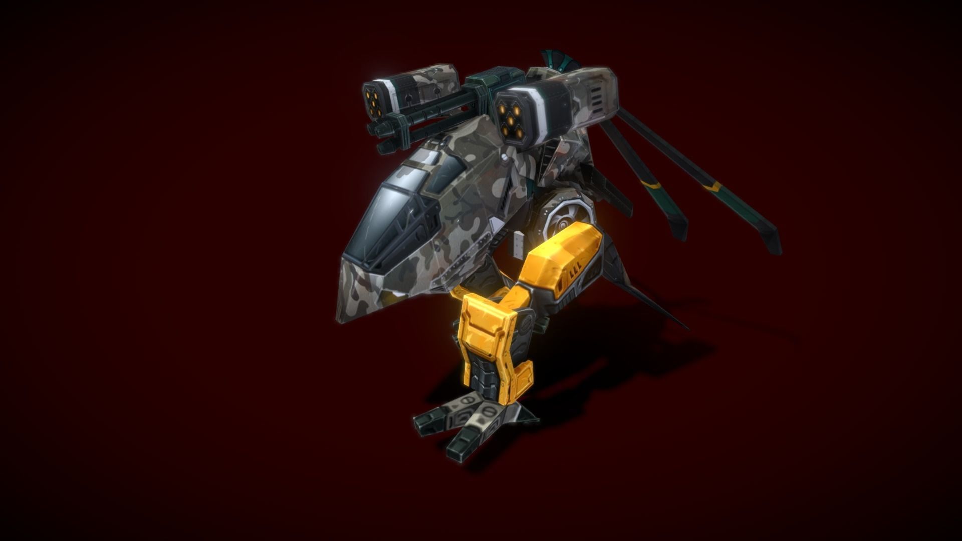 3D model V5 Robots HLC VR / AR / low-poly | CGTrader