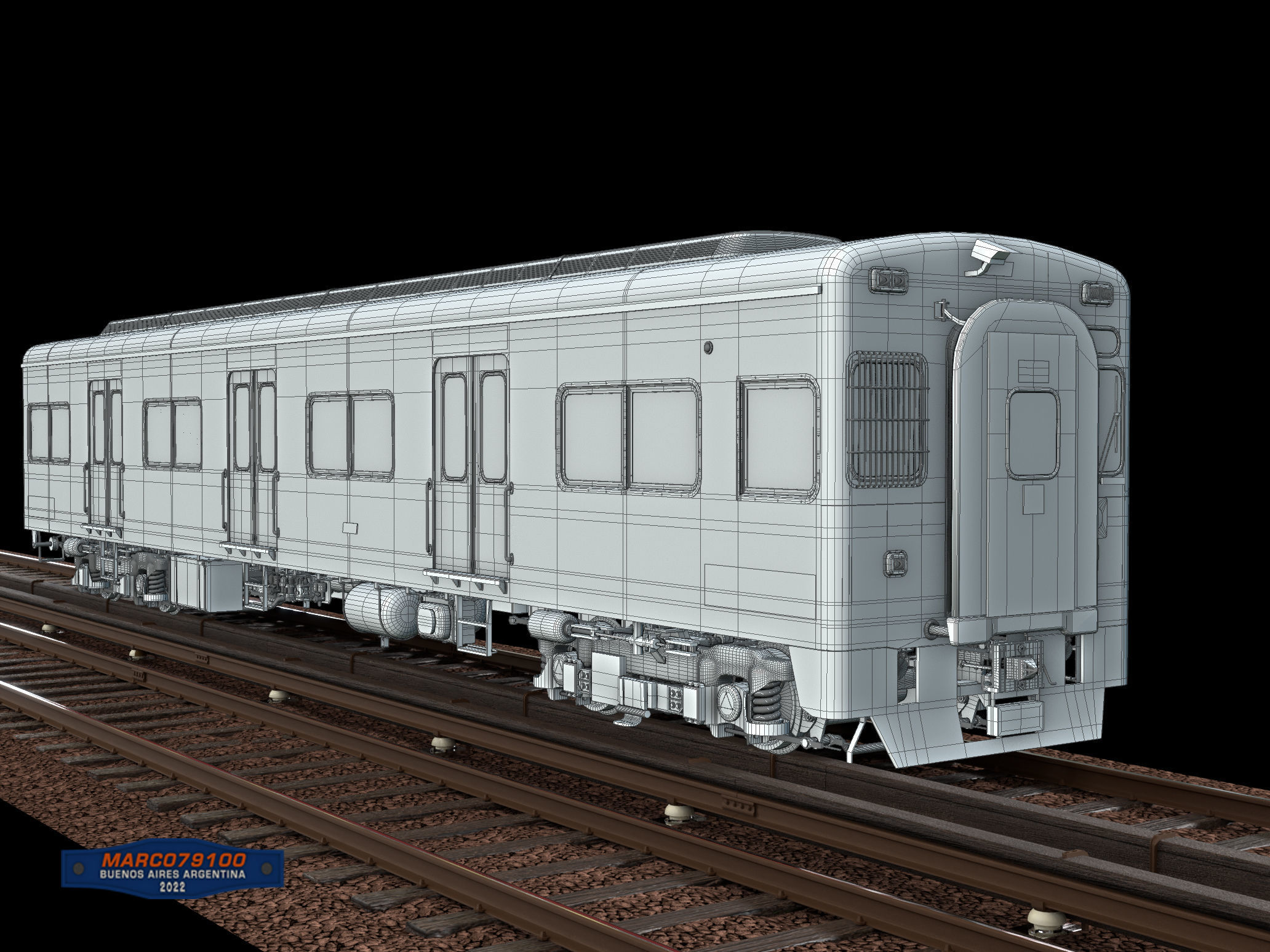 3D model Toshiba Series 3800 EMU Train VR / AR / low-poly | CGTrader