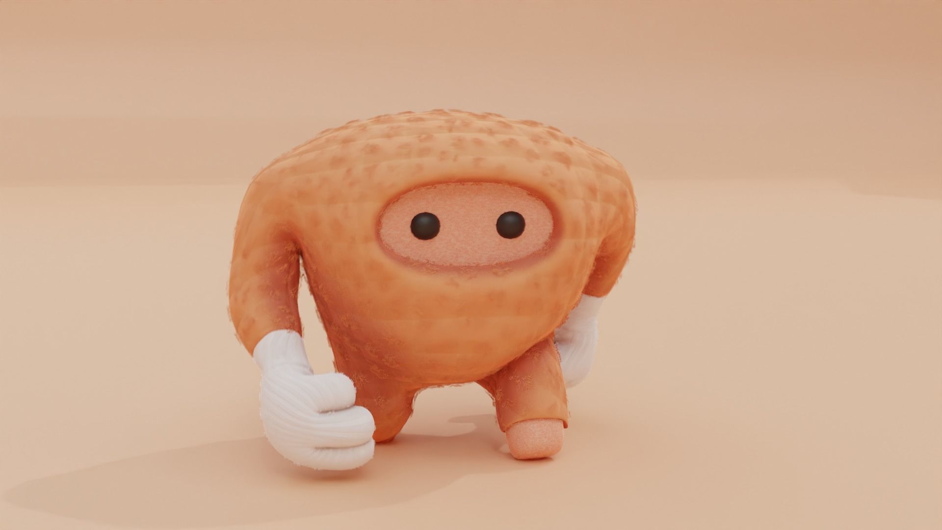 Cute Character Rigged free 3D model animated rigged | CGTrader