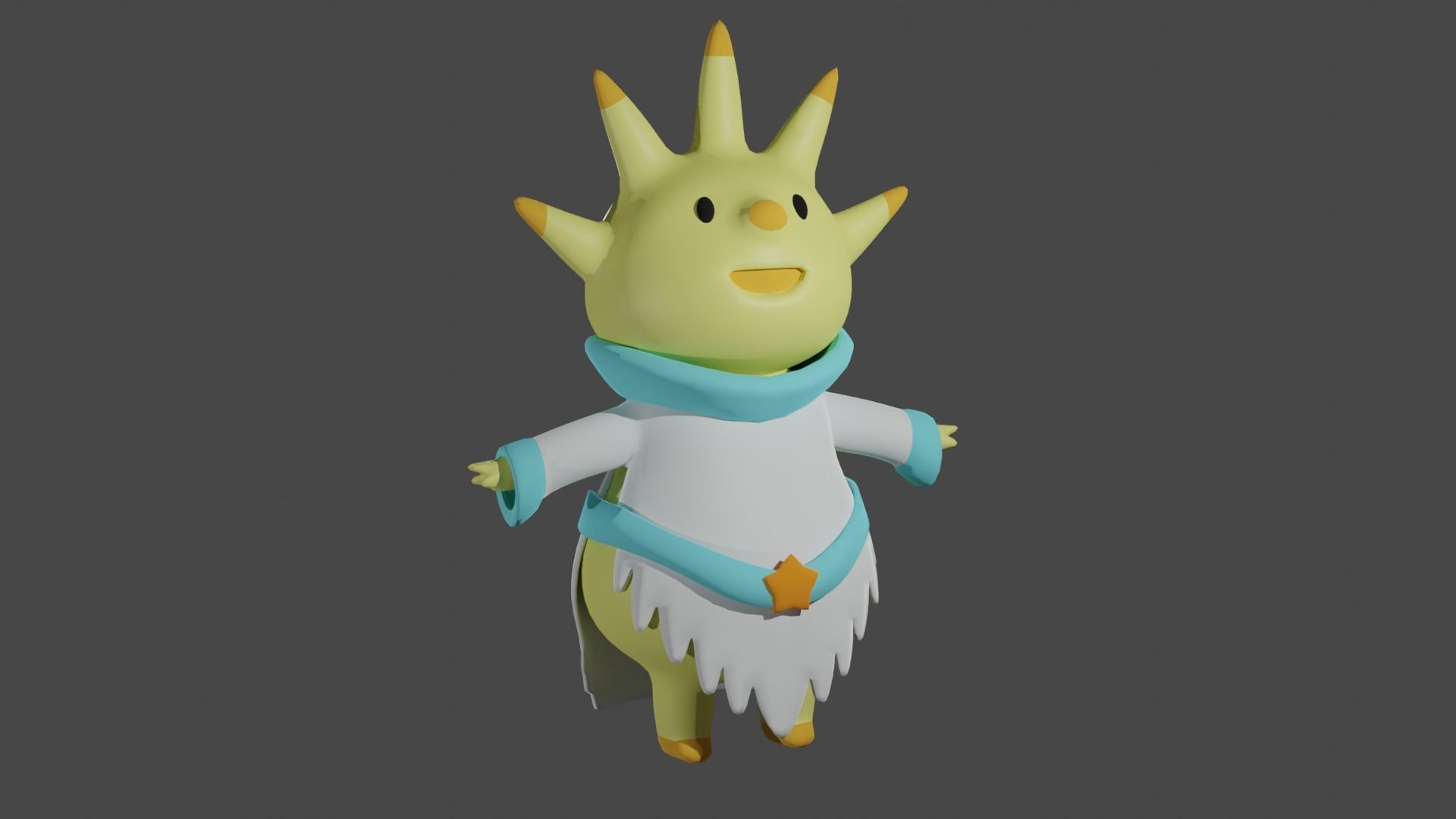 3D model Stylized cartoon sun character VR / AR / low-poly | CGTrader