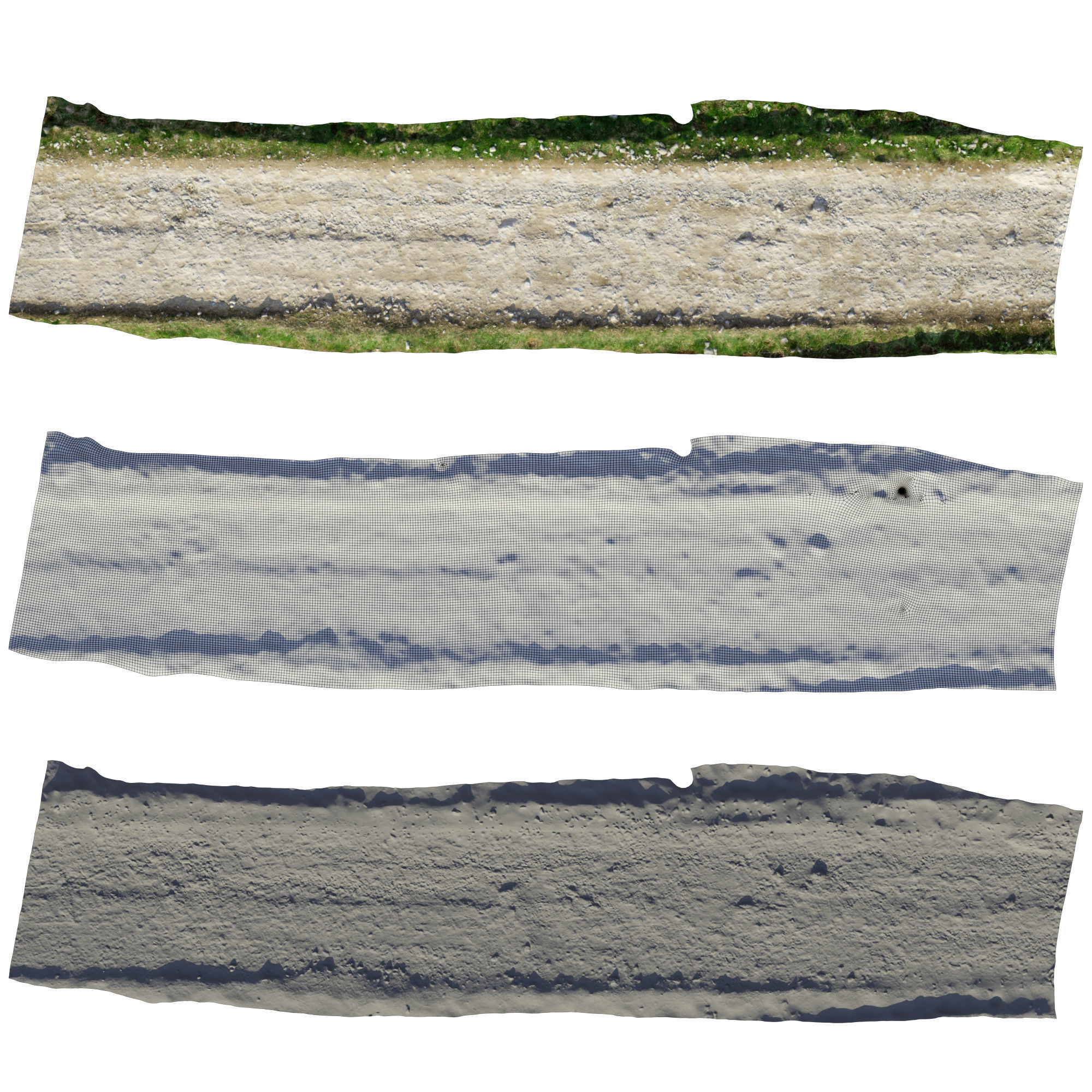 Road 3d scan 3D model | CGTrader