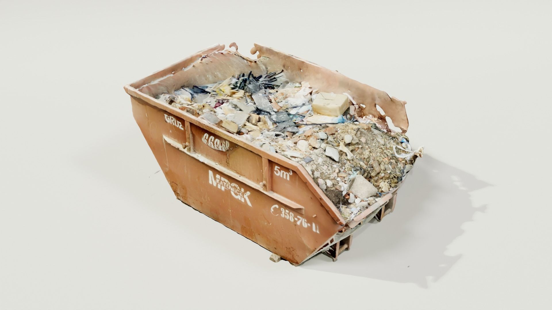 Trash Container free 3D model | CGTrader