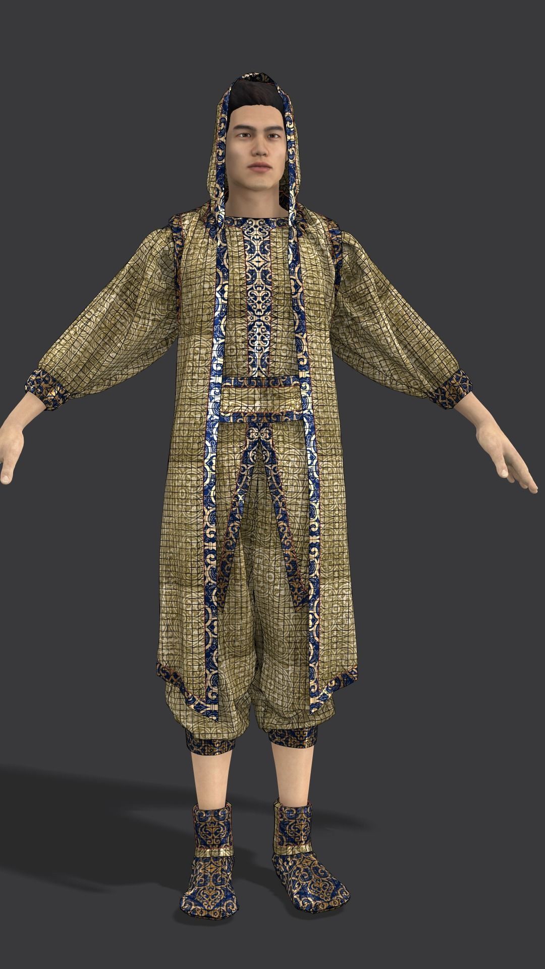 3D model Sheikh clothes VR / AR / low-poly | CGTrader