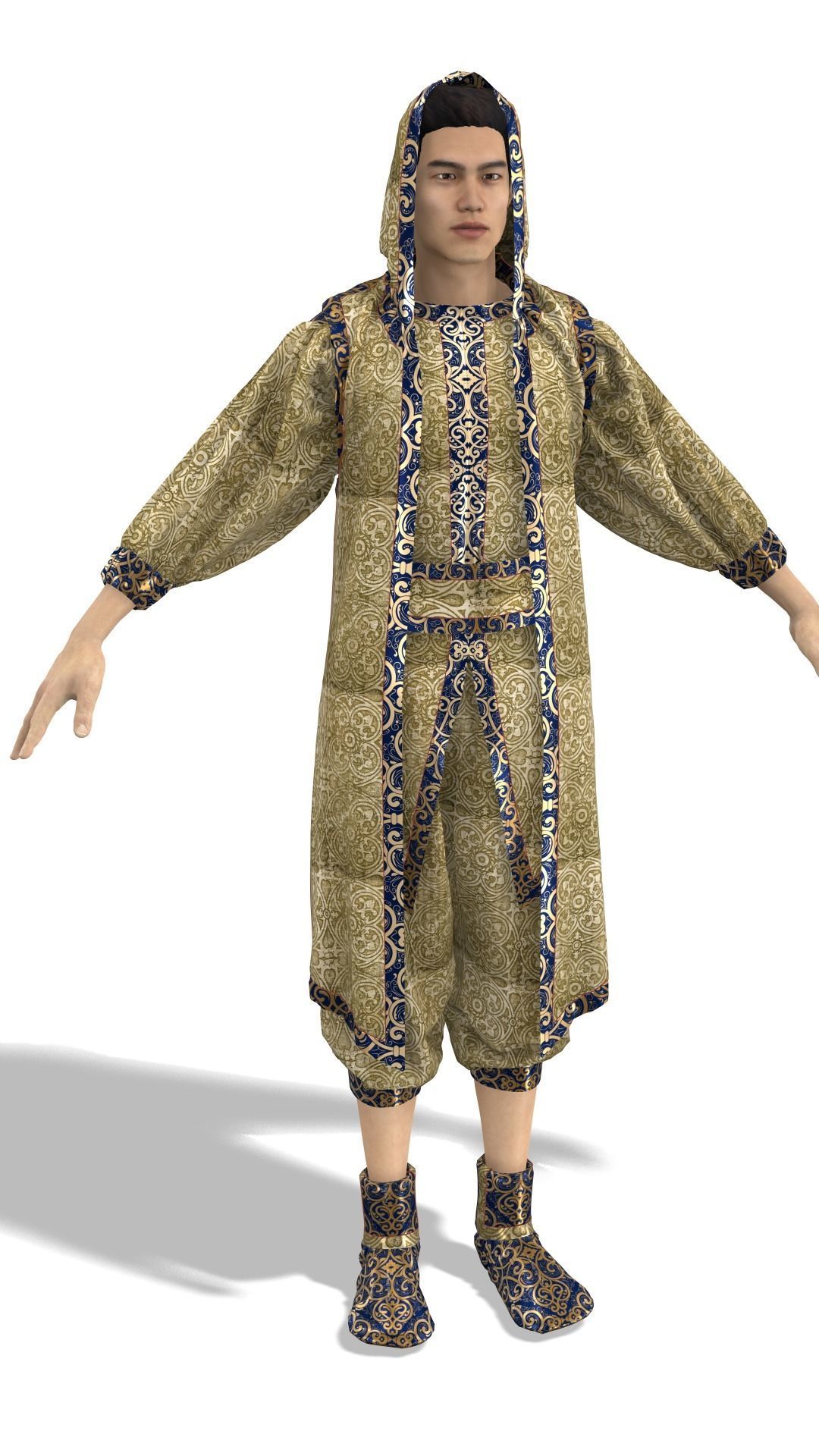 3D model Sheikh clothes VR / AR / low-poly | CGTrader