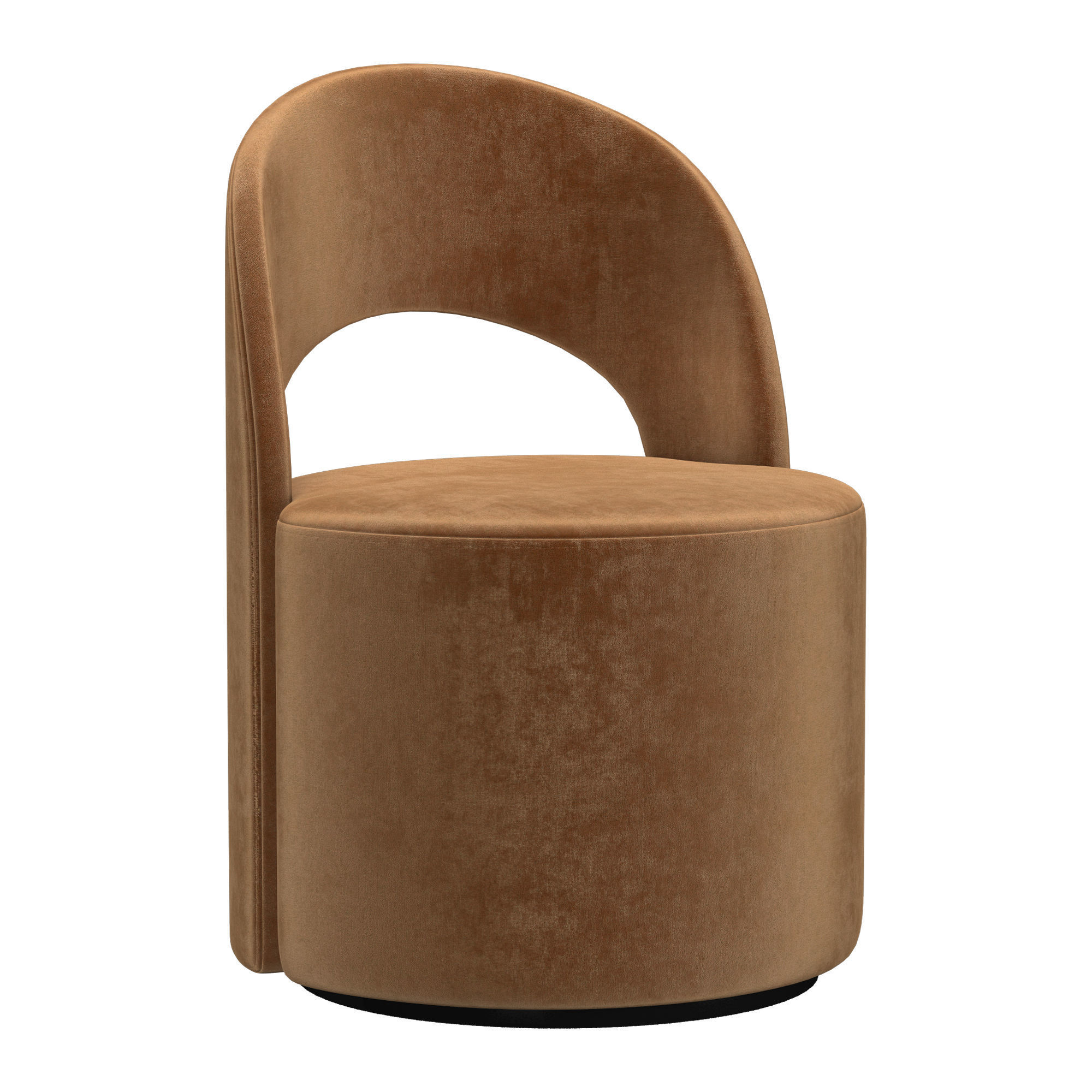 REYNAUX SLOPE OPEN-BACK FABRIC DINING CHAIR 3D model | CGTrader