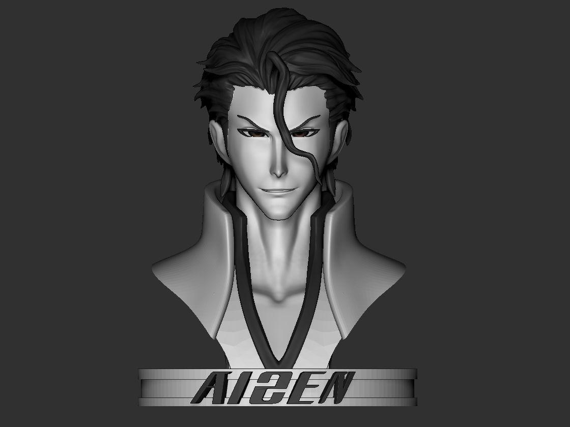 Aizen bust 3D model | CGTrader