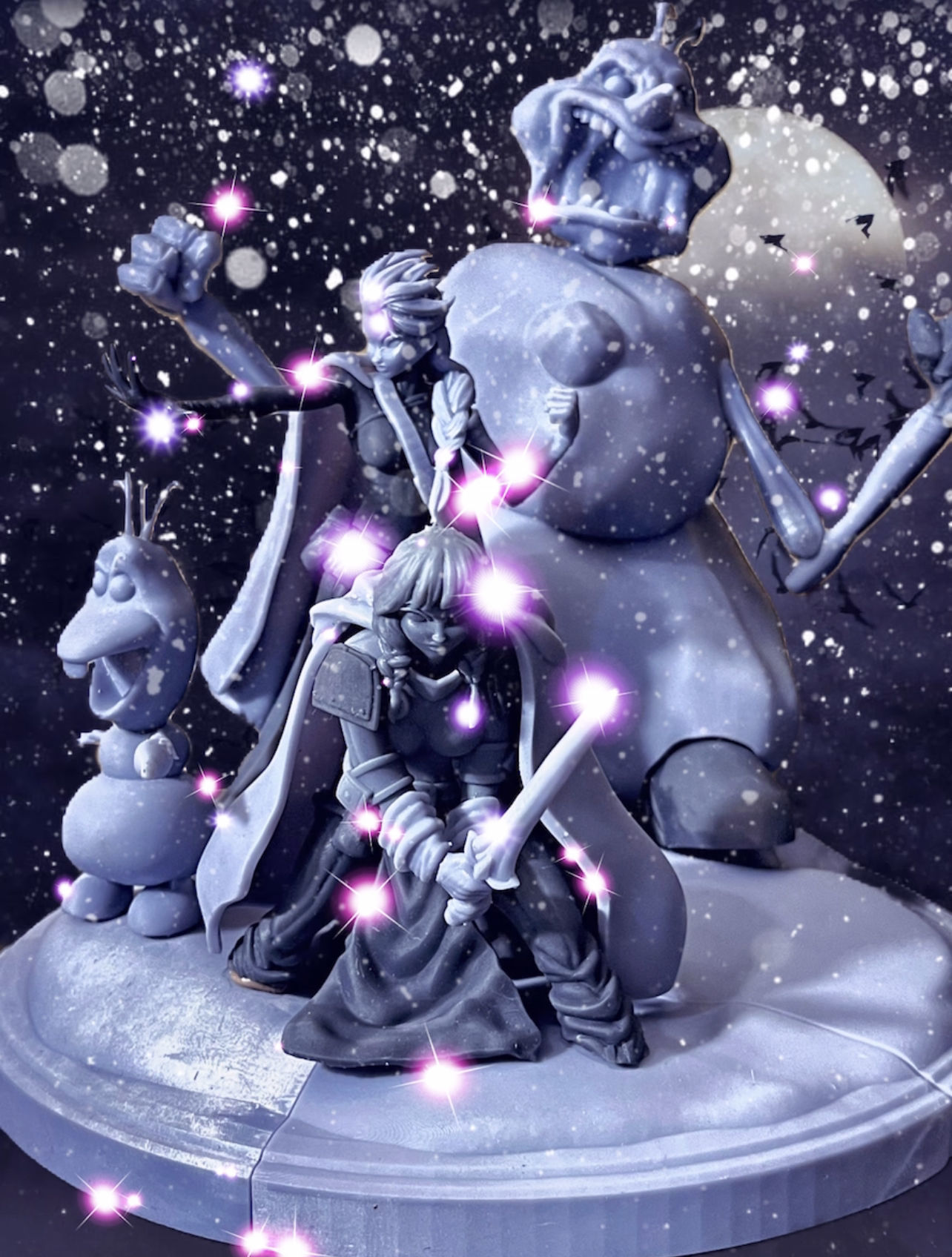 Frozen warrior 3D model 3D printable | CGTrader