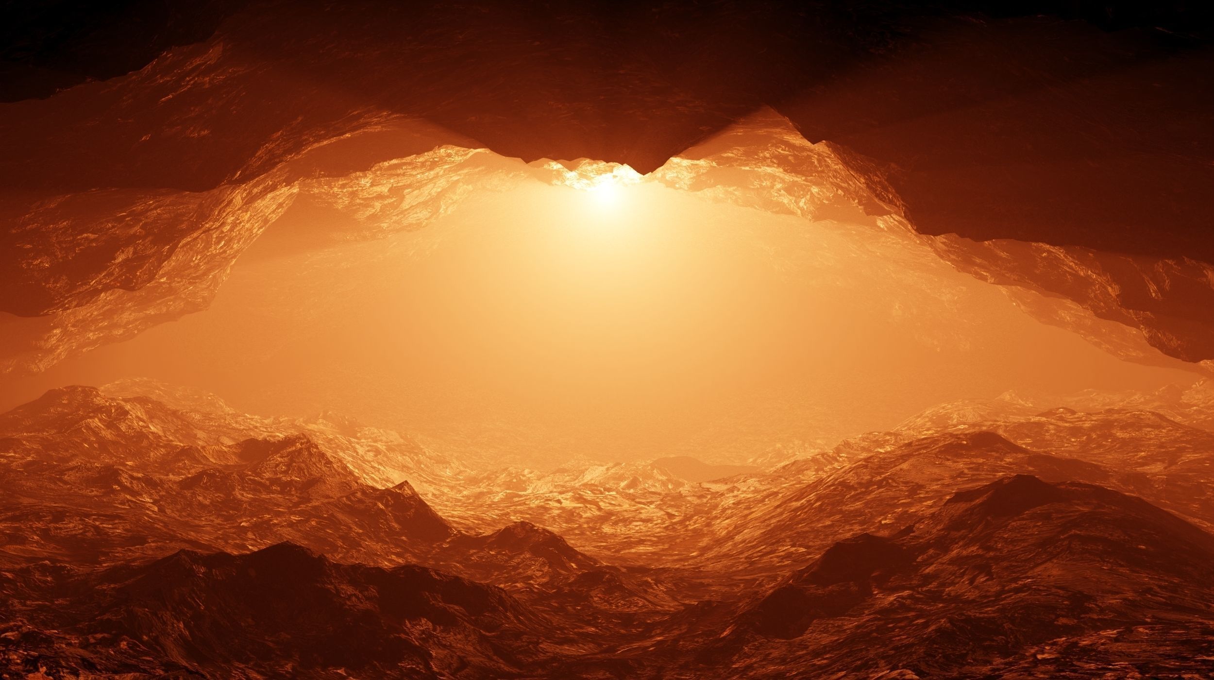 3D Sculpted Cave Scene Setup free 3D model | CGTrader