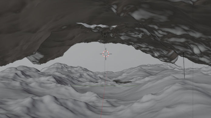 3D Sculpted Cave Scene Setup free 3D model | CGTrader