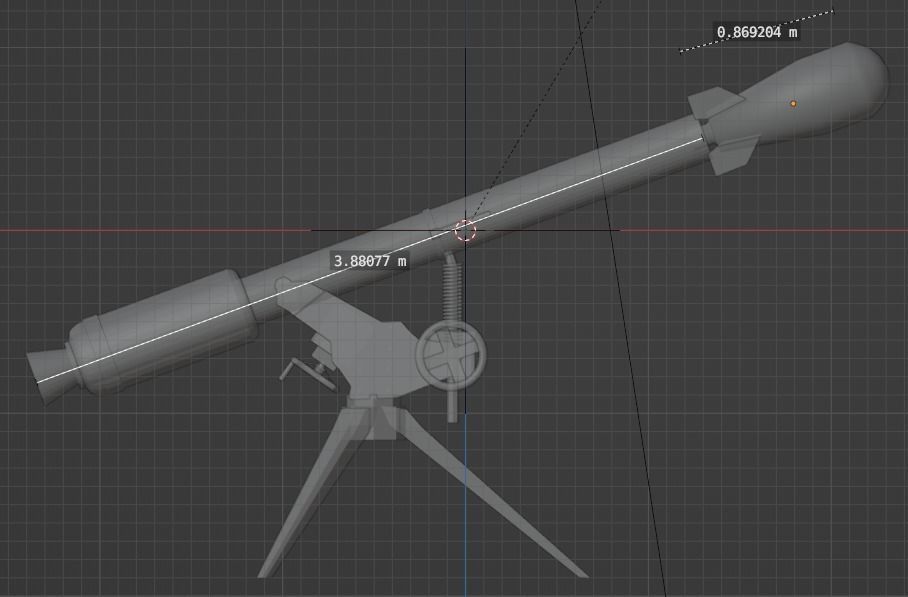 M28 Davey Crockett recoiless rifle 3D model | CGTrader