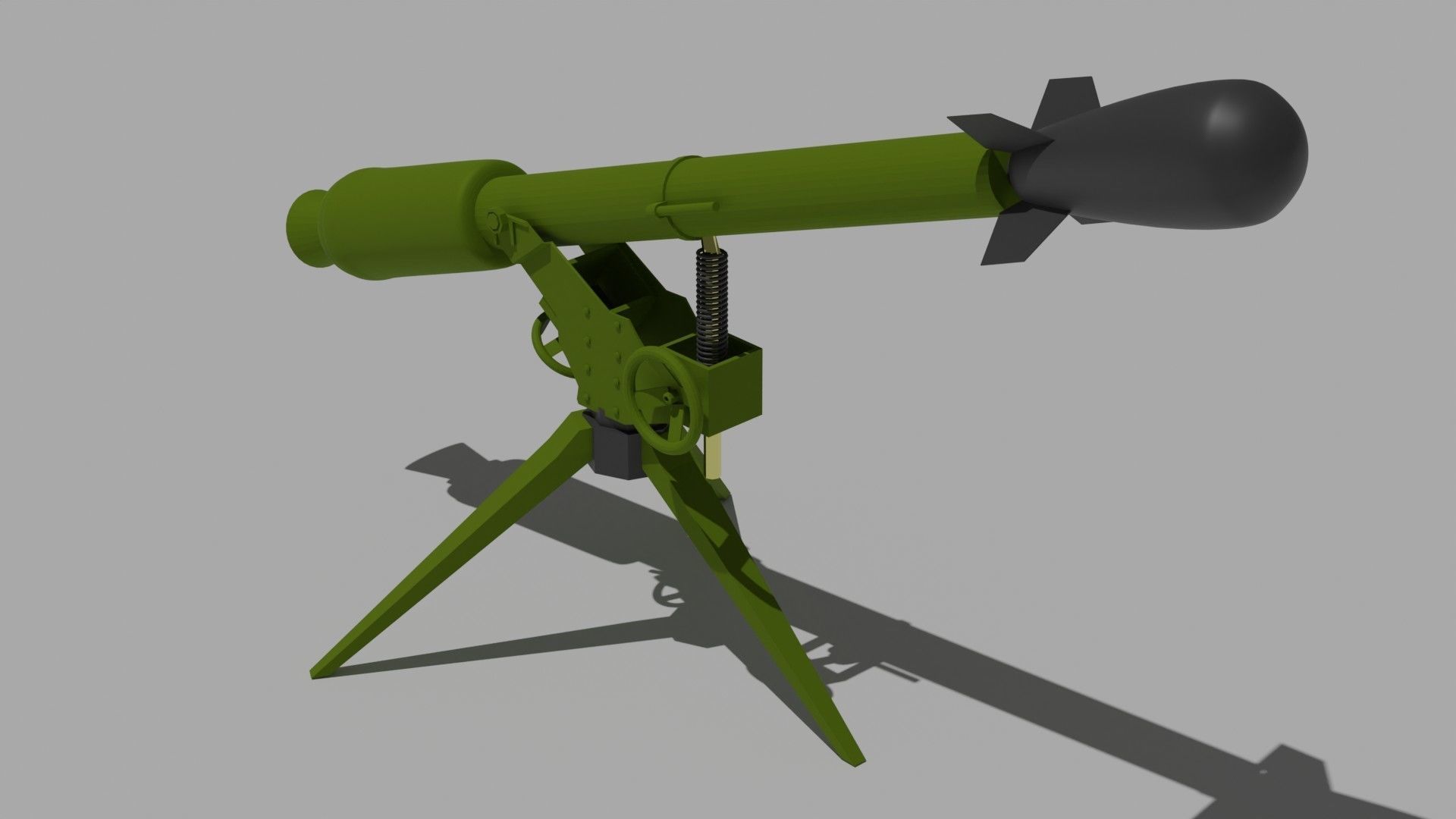 M28 Davey Crockett recoiless rifle 3D model | CGTrader