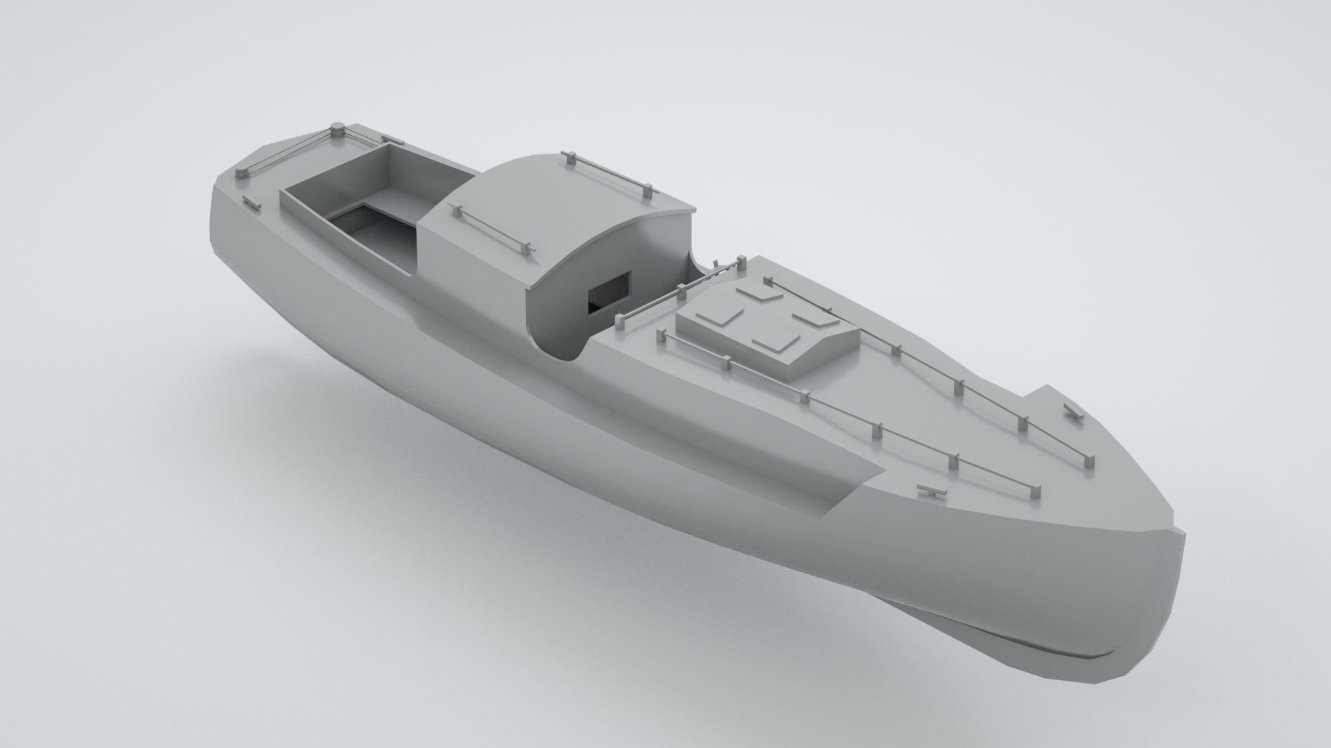 Lifeboat - Type 4 - World War 2 Warship 3D model | CGTrader