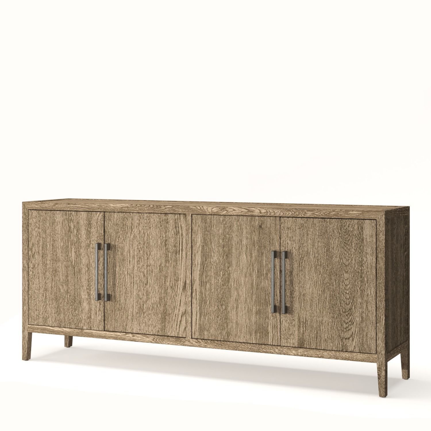 RH French Contemporary 4 Door Sideboard 3D model | CGTrader