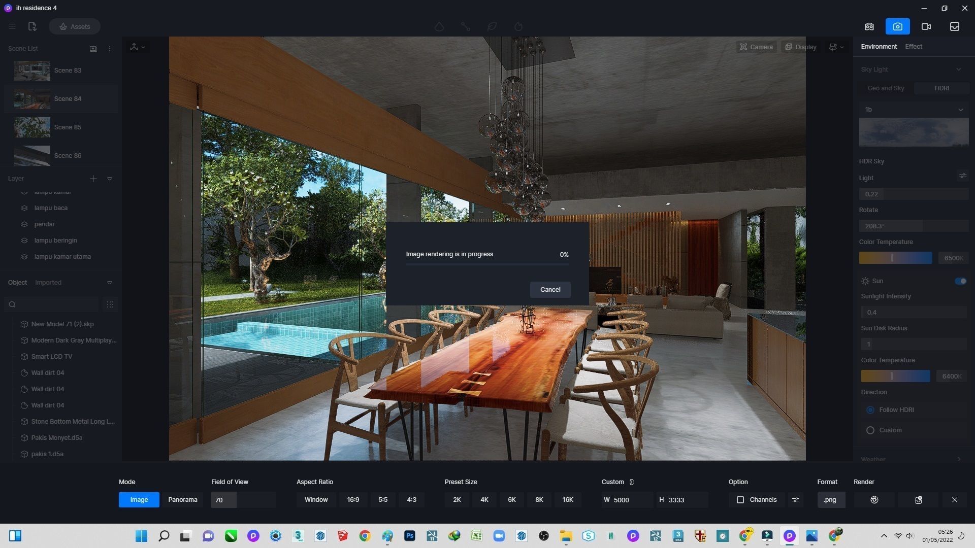 EXCLUSIVE D5 RENDER SCENE BY YOGA4ARCH 3D model | CGTrader