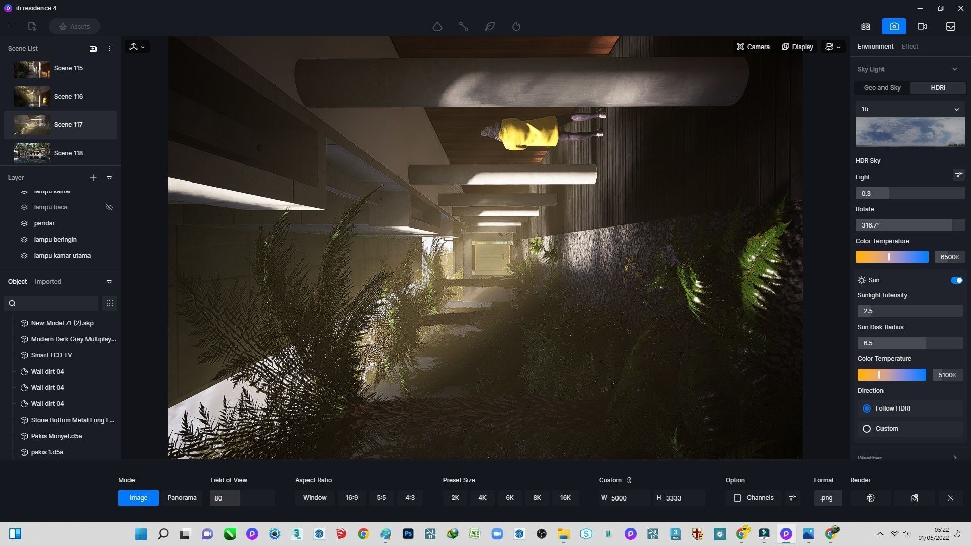 EXCLUSIVE D5 RENDER SCENE BY YOGA4ARCH 3D model | CGTrader