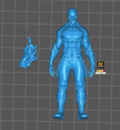 ghost rider stl file 3D model 3D printable | CGTrader