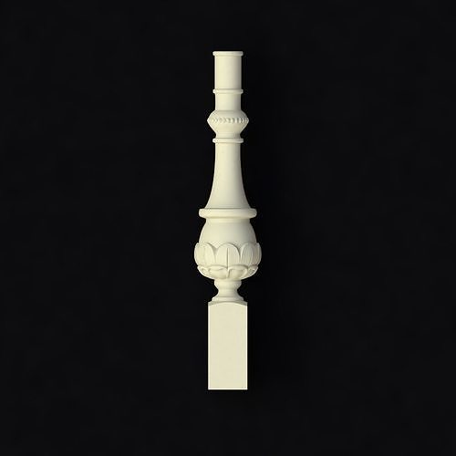 baluster column 3D model | CGTrader