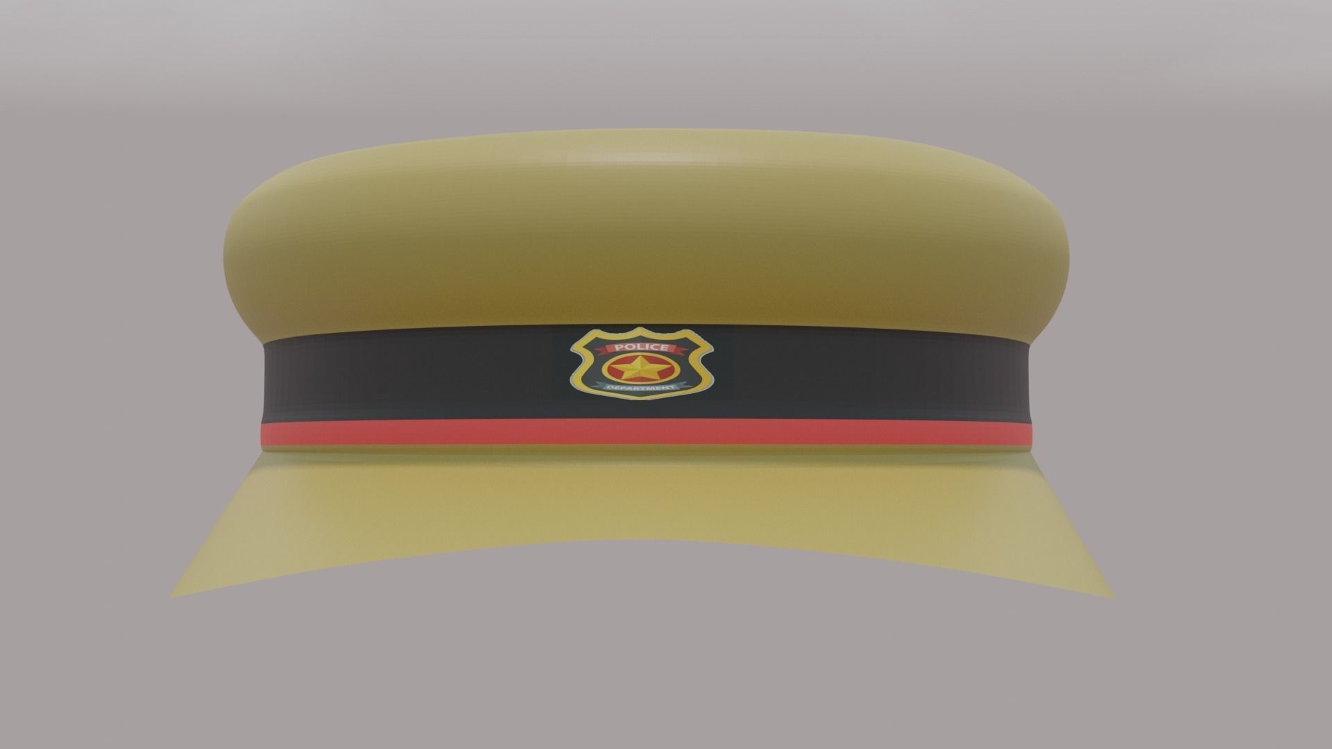 Police Cap 3d Model free 3D model | CGTrader