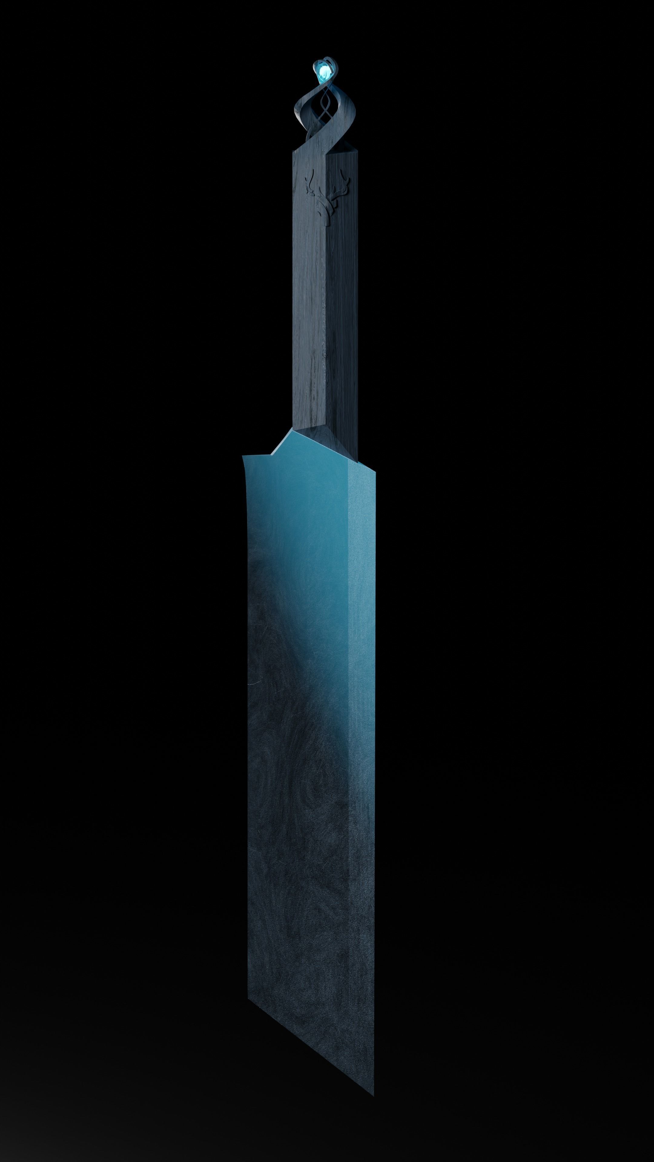 Moon Knife free VR / AR / low-poly 3D model | CGTrader