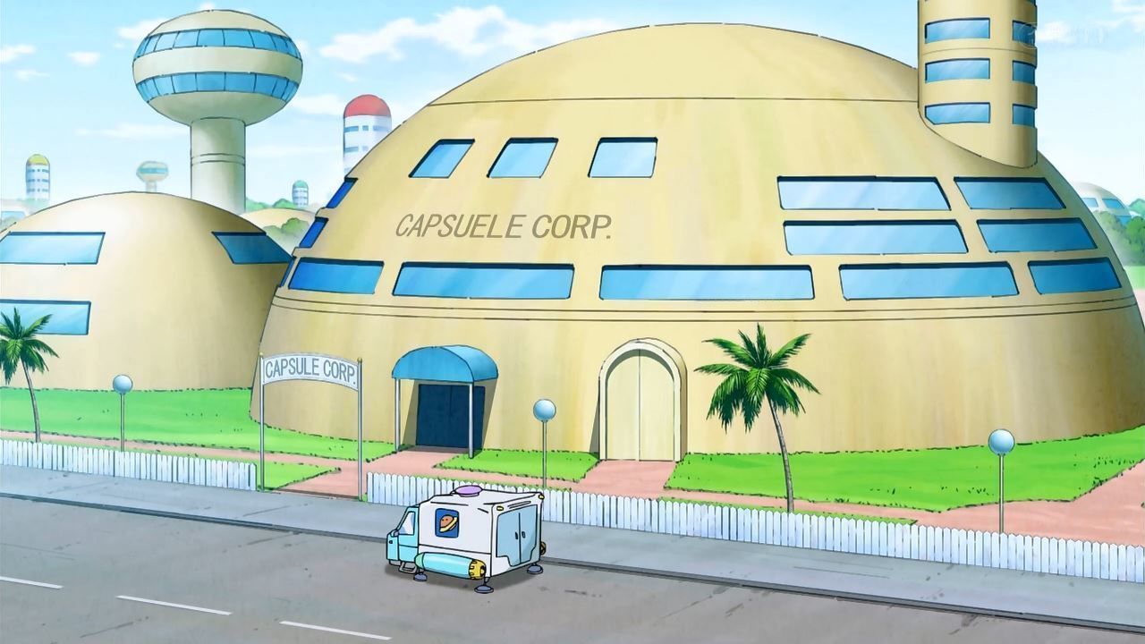 Capsule Corp - Anime House Dragon Ball 3D model | CGTrader