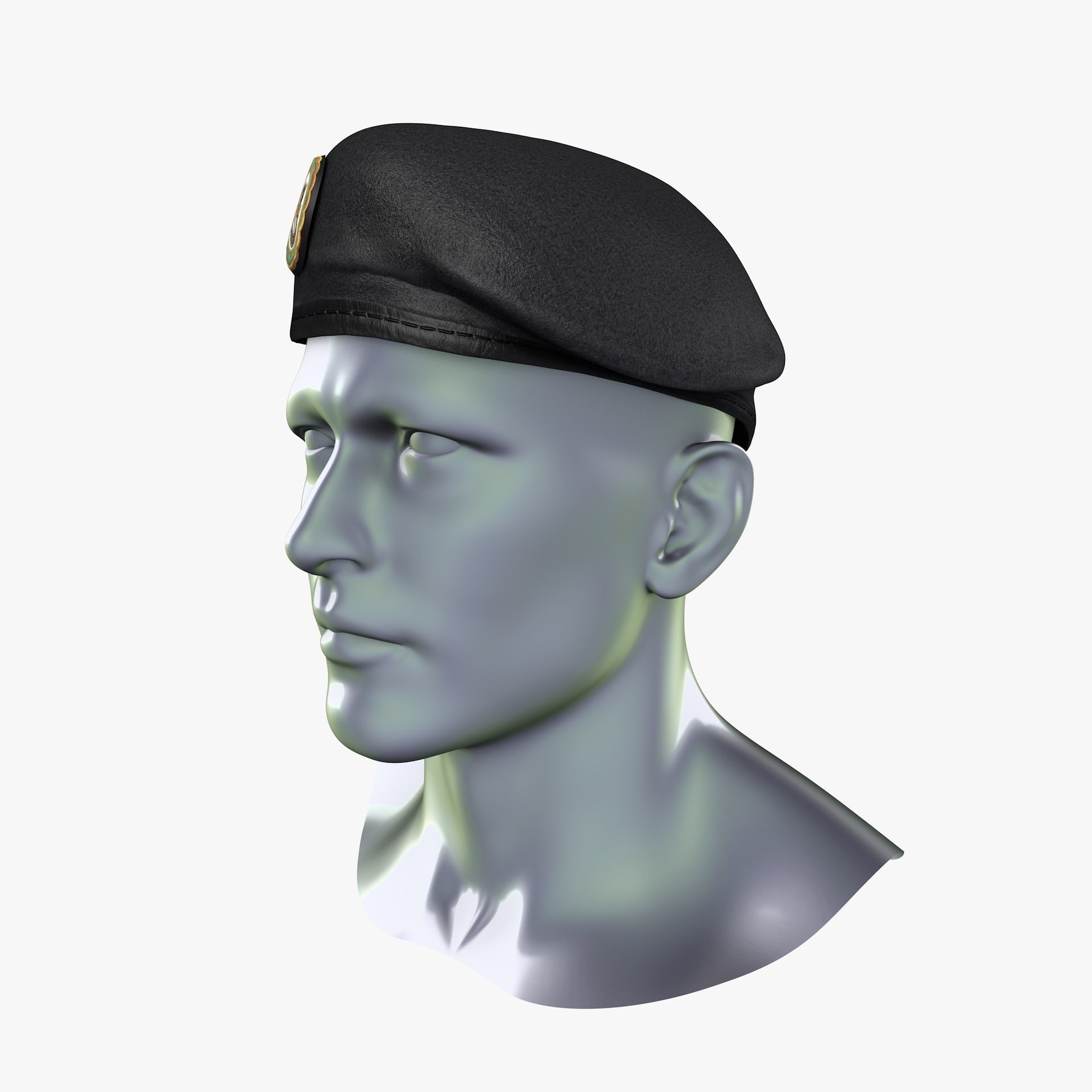 3D model Special Forces Beret Low Poly VR / AR / low-poly | CGTrader