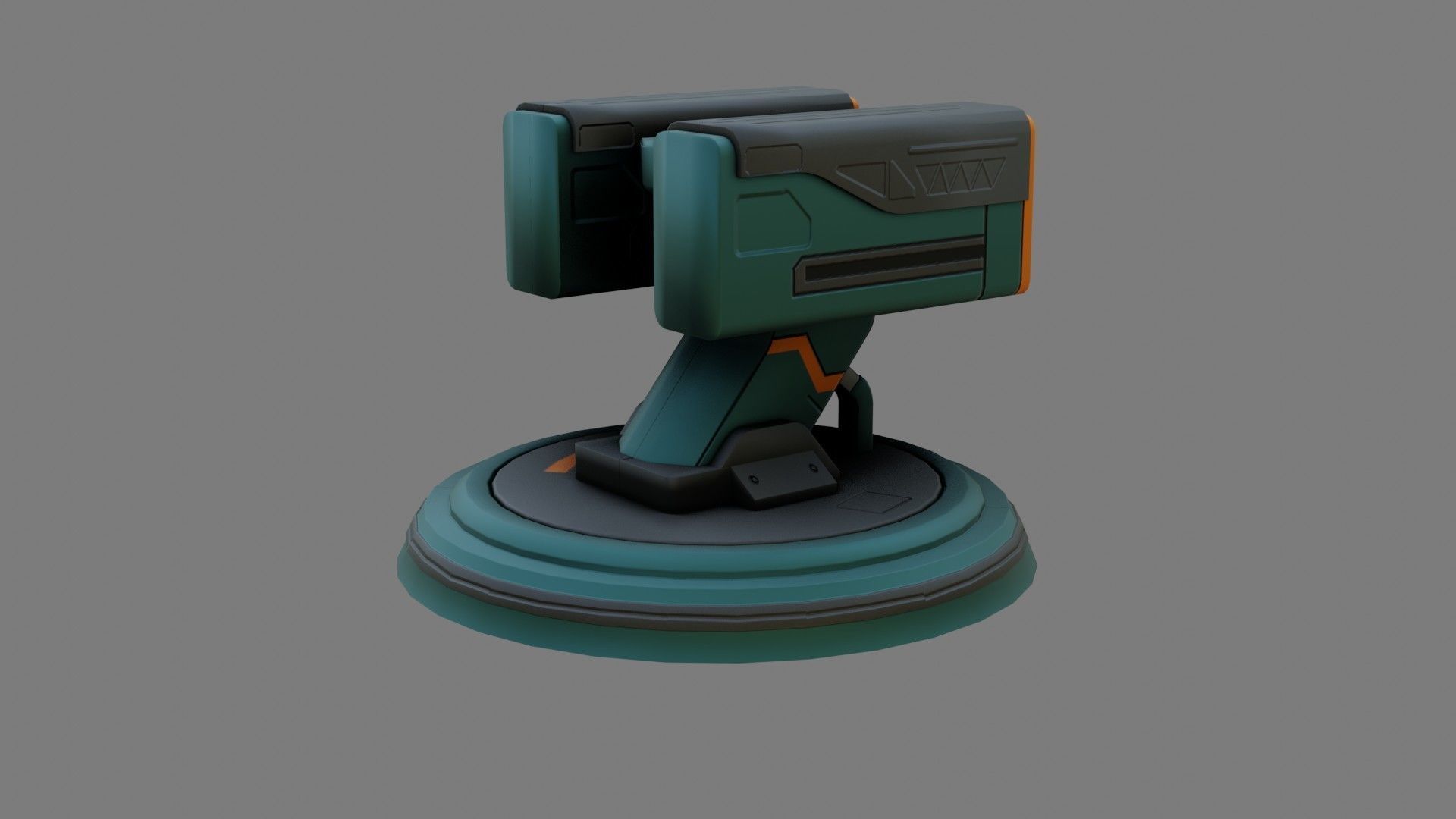 3D model Sci-Fi Missile Launcher - Game Ready - PBR VR / AR / low-poly ...
