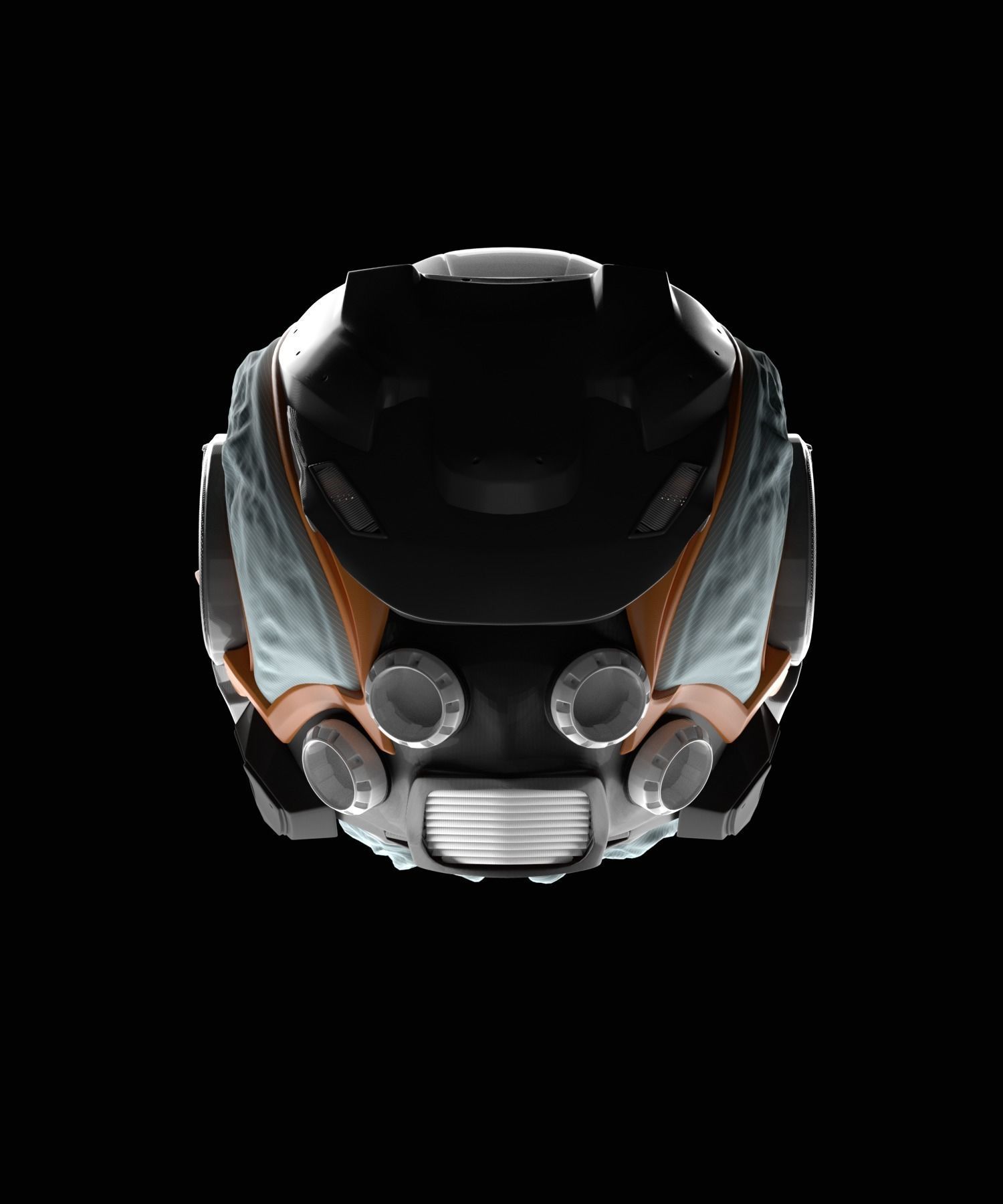 Futuristic Sci-fi Helmet 3D model | CGTrader