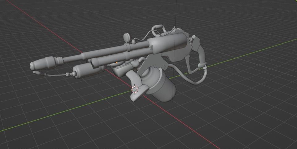 Gun flame thrower Farcry Game free 3D model | CGTrader