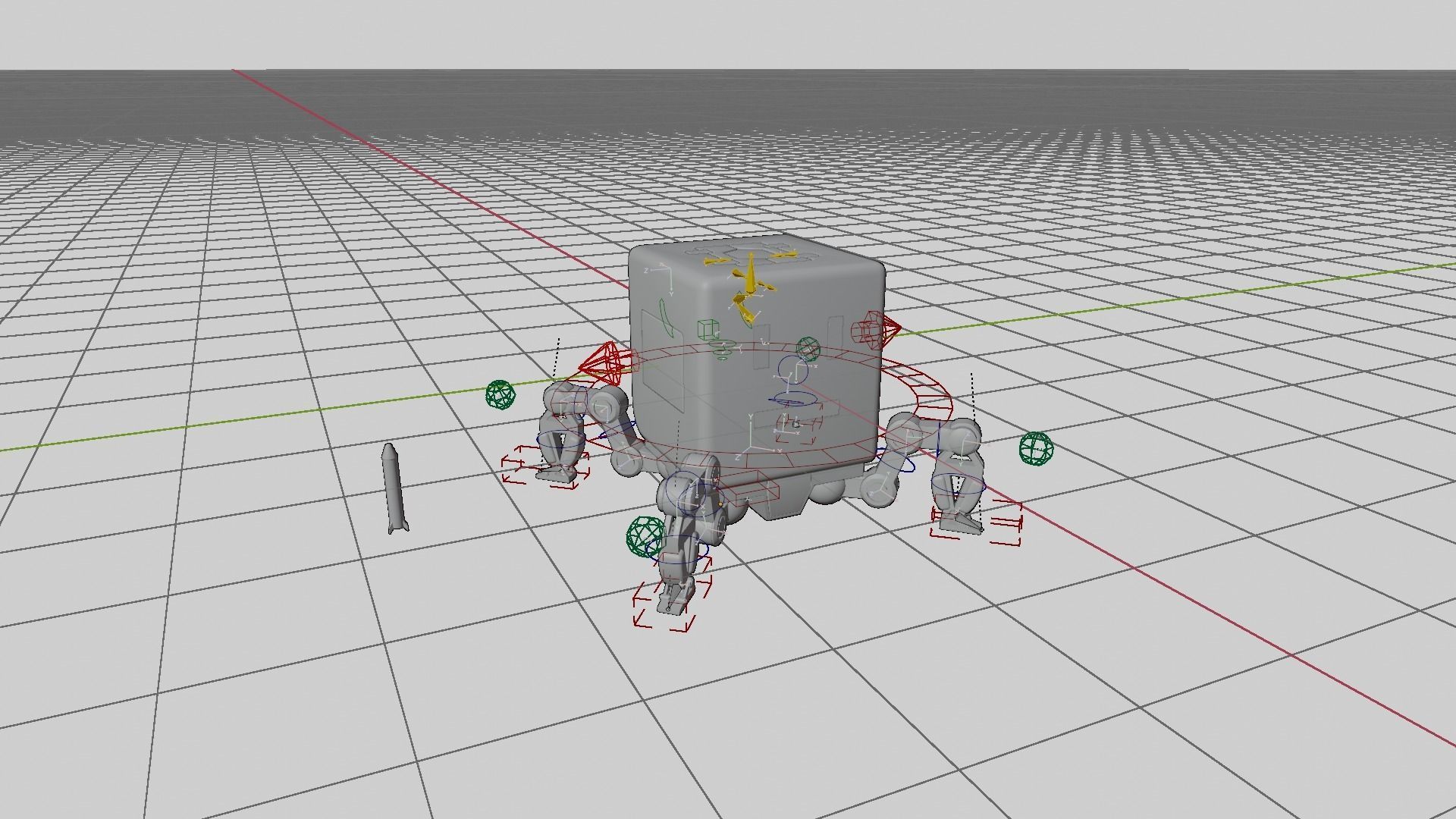 3D model A little red robot VR / AR / low-poly | CGTrader