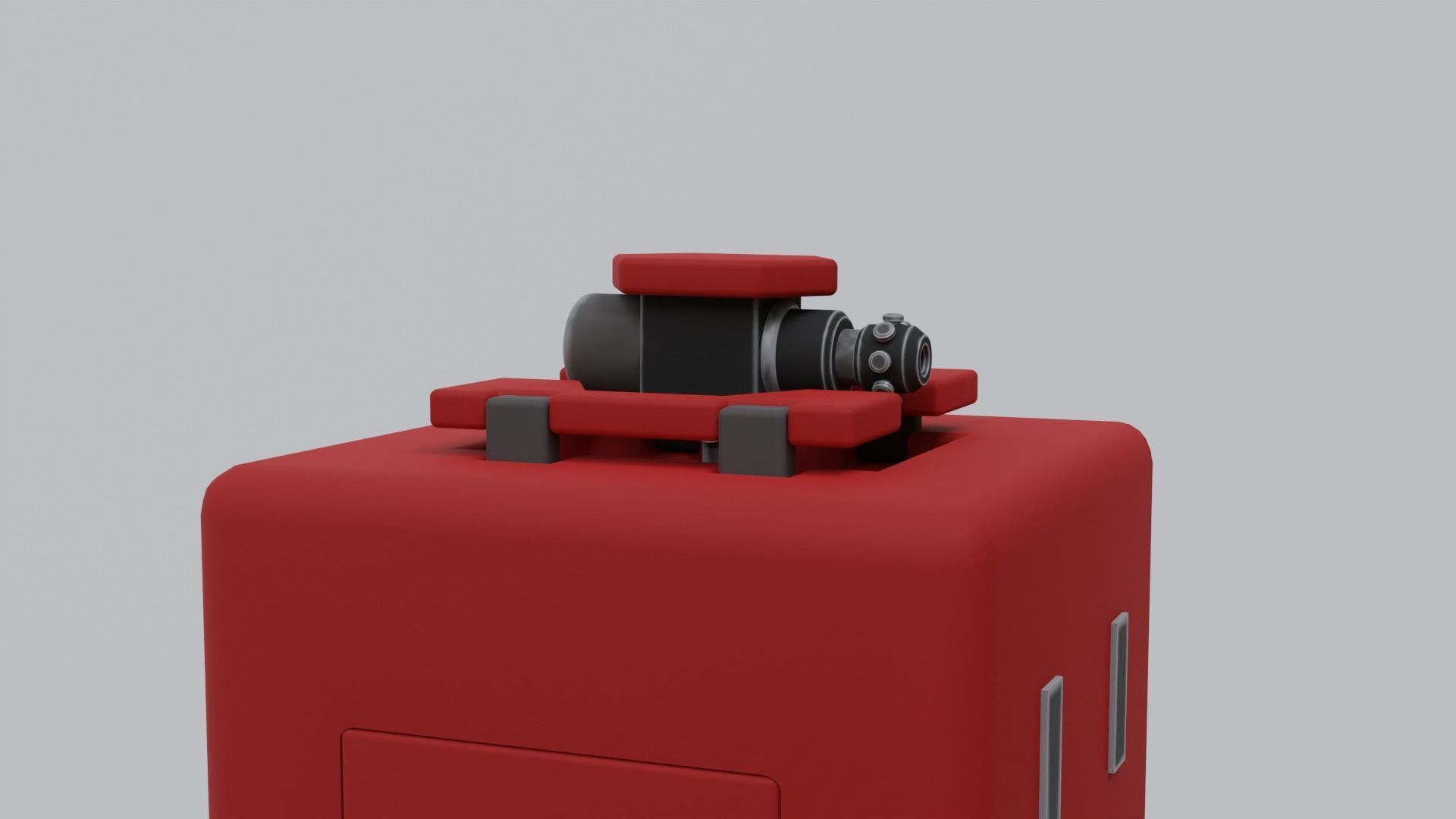 3D model A little red robot VR / AR / low-poly | CGTrader