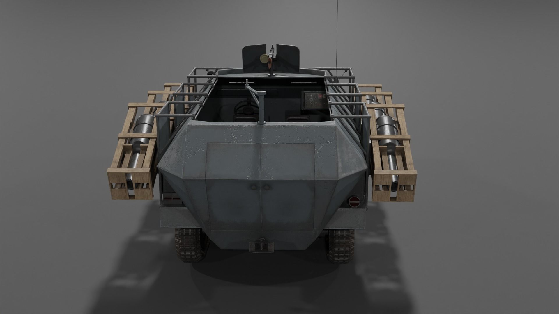 3D model SdKfz Wurfrahmen 251 Half-track multiple rocket launcher VR ...