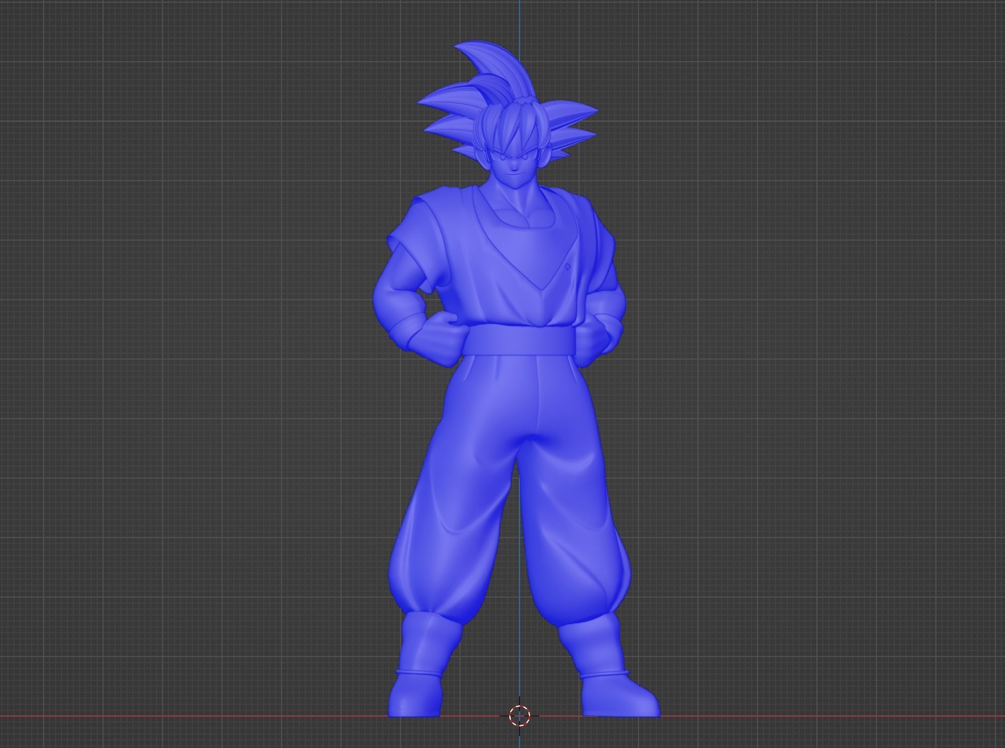 Son Goku - Dragonball Z 3D model rigged | CGTrader