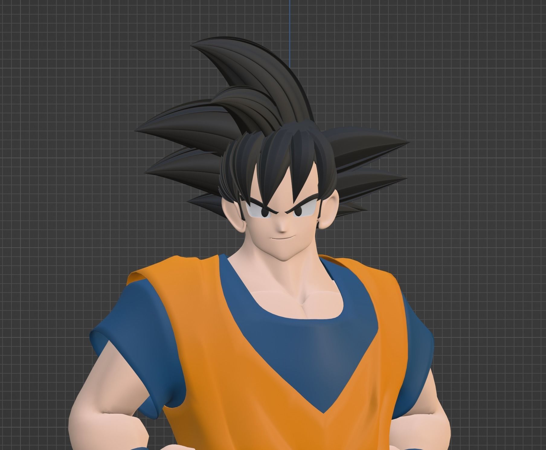 Son Goku - Dragonball Z 3D model rigged | CGTrader