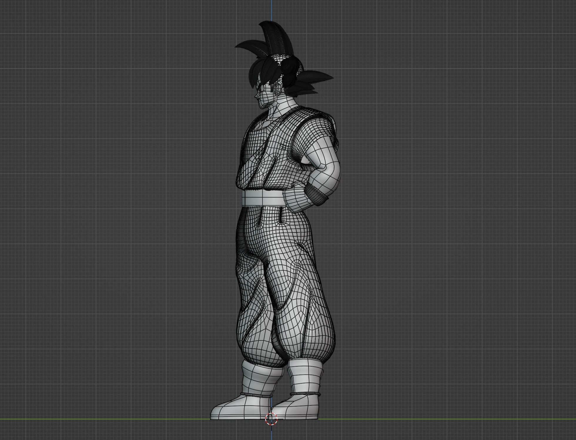 Son Goku - Dragonball Z 3D model rigged | CGTrader