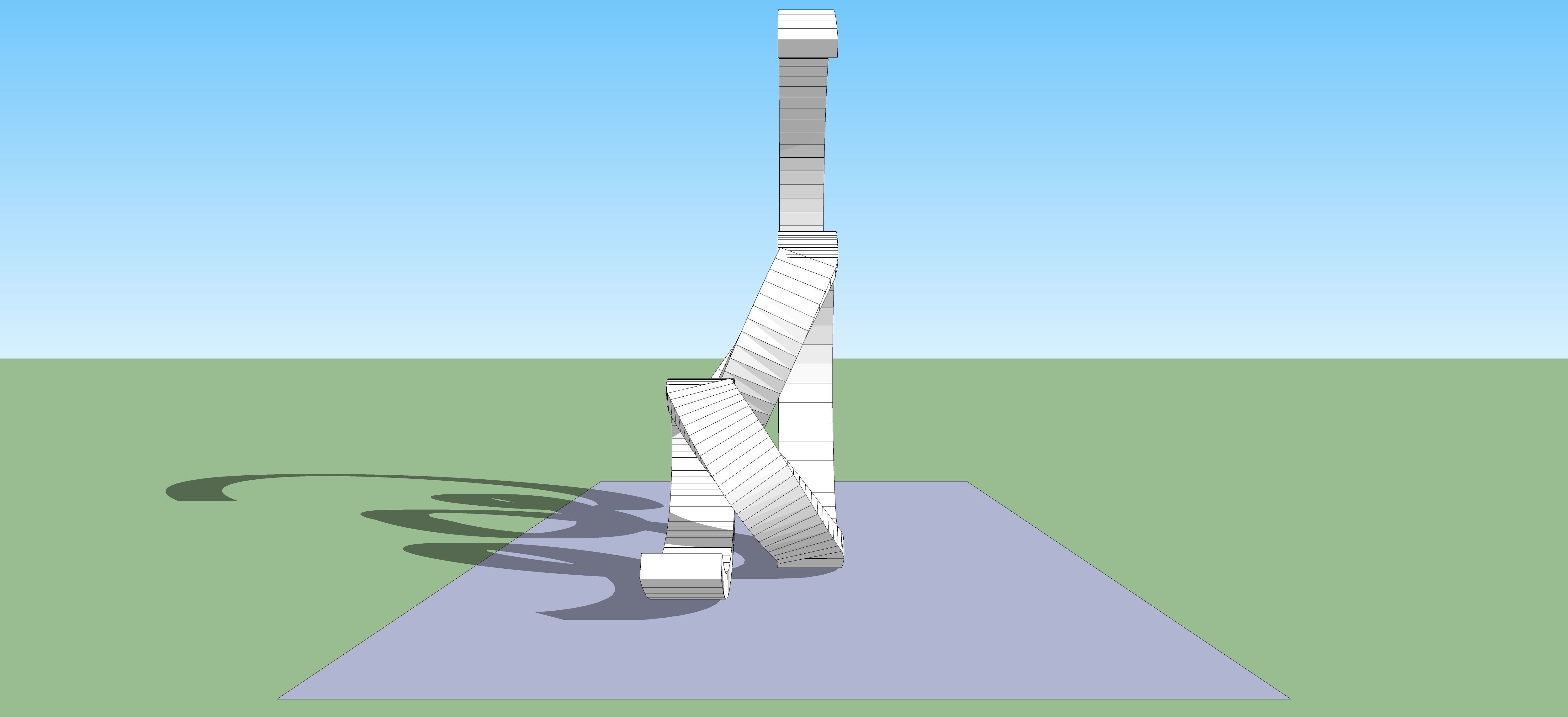 ruban artwork 3d sketchup 3D model | CGTrader