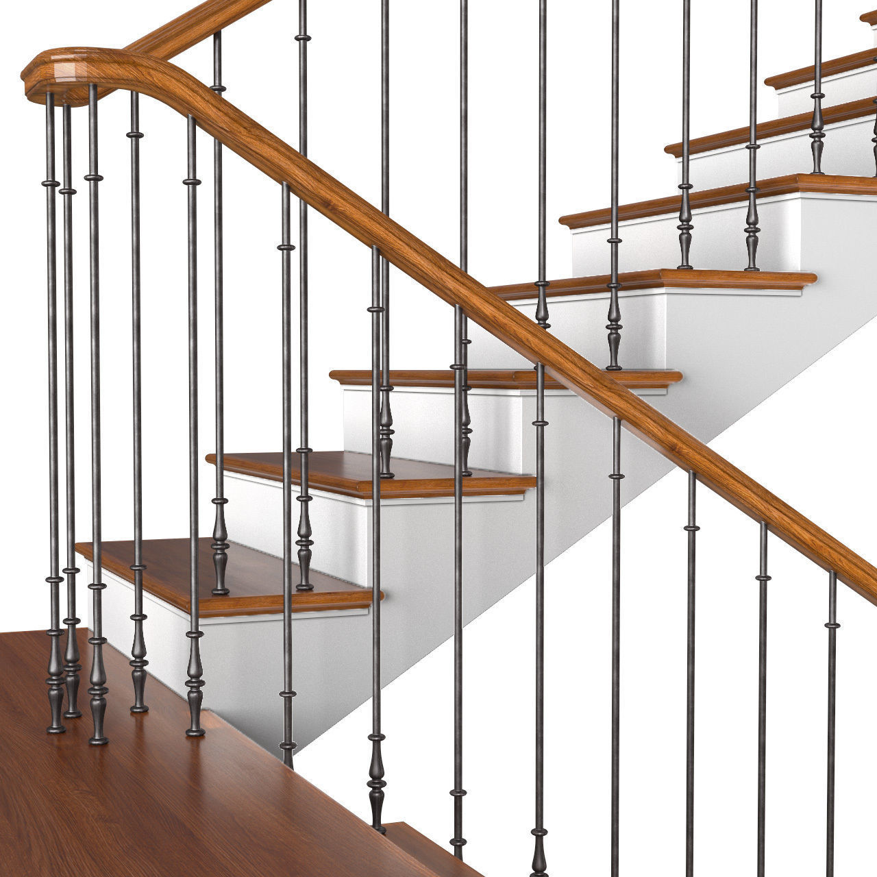 Classic Stair Modern 3D model | CGTrader