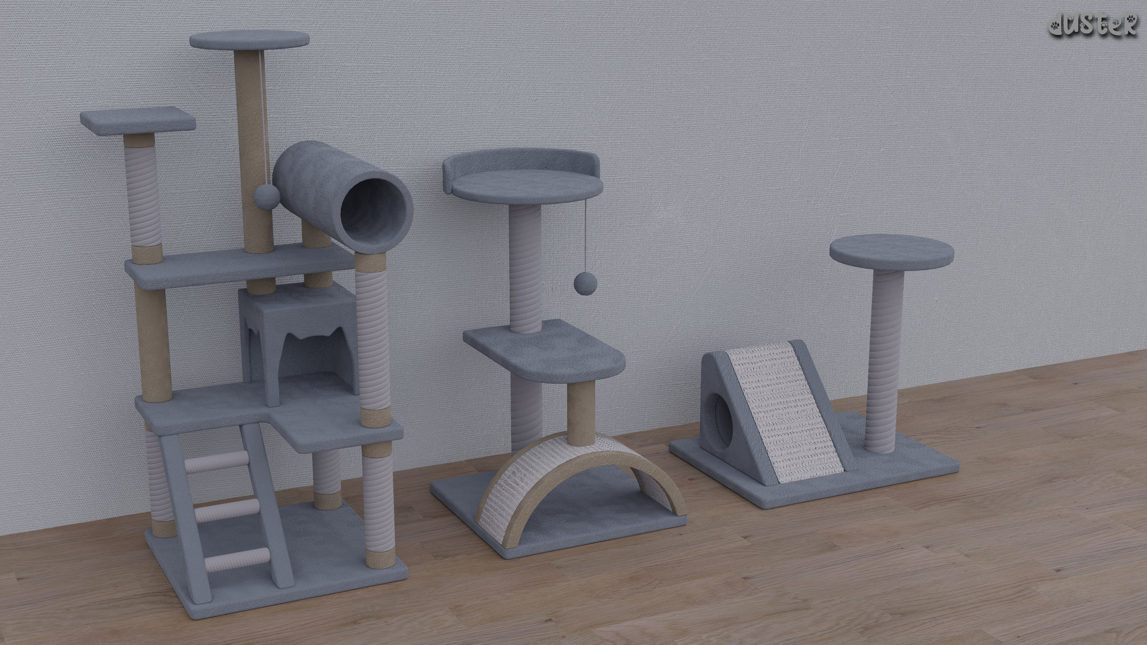 3D model Cat Furniture - Cat Tree VR / AR / low-poly | CGTrader