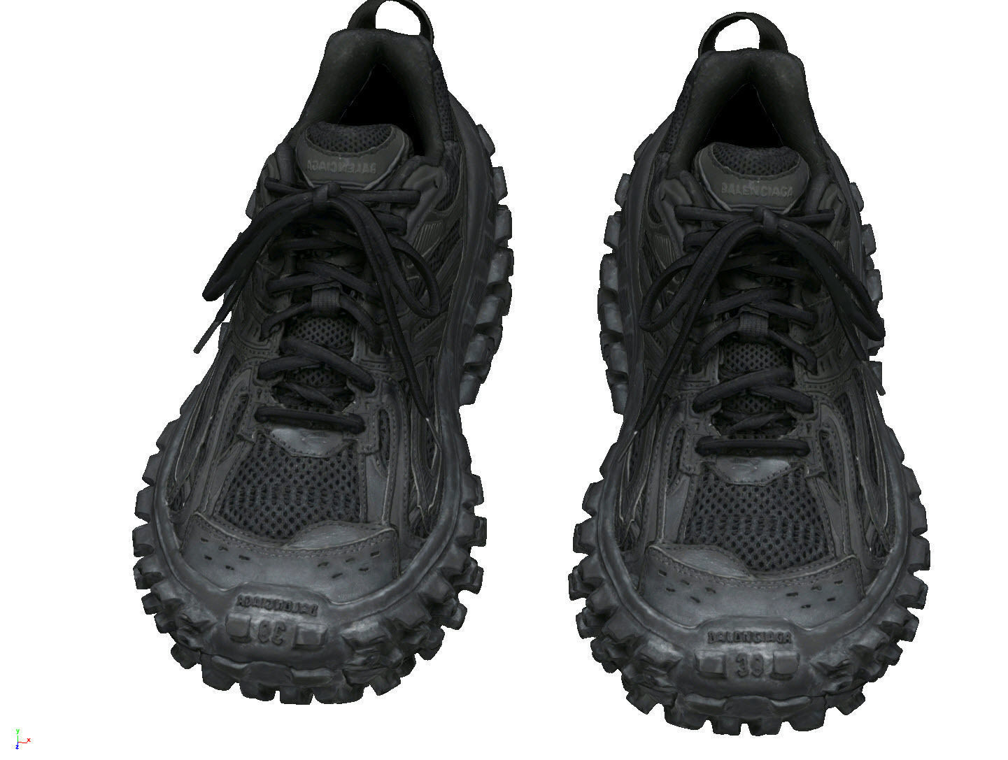 Balenciaga Defender techwear sneaker luxury fashion 3D model | CGTrader