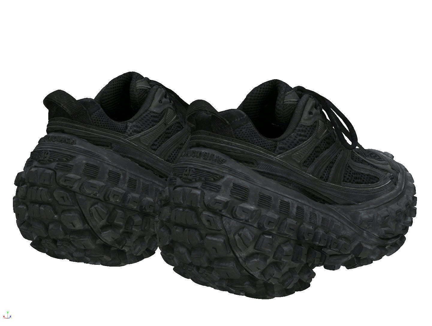 Balenciaga Defender techwear sneaker luxury fashion 3D model | CGTrader