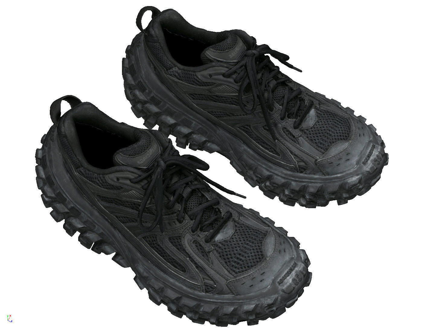 Balenciaga Defender techwear sneaker luxury fashion 3D model | CGTrader