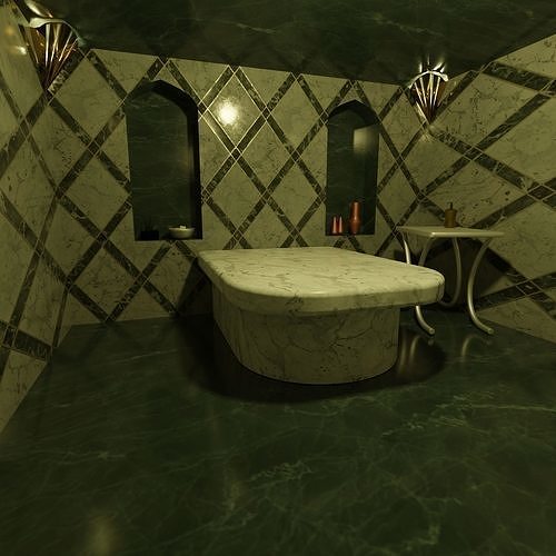 Luxury Turkish Bath free VR / AR / low-poly 3D model | CGTrader