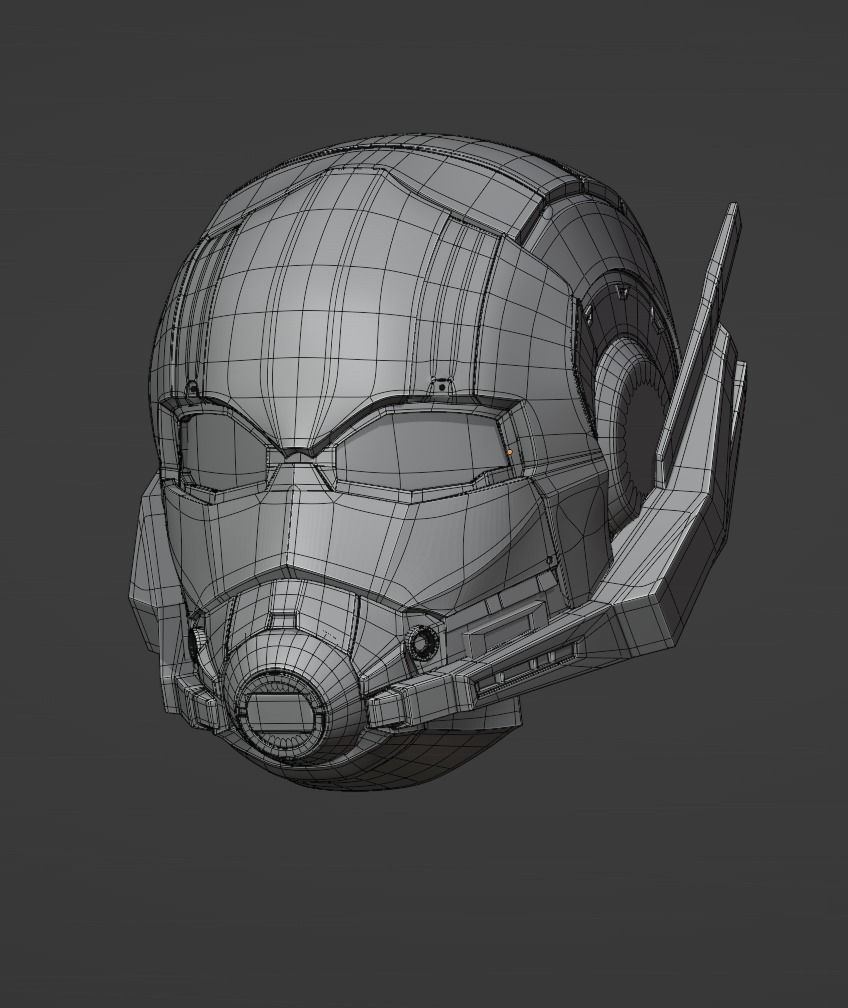 Ant-Man Helmet for Cosplay 3D model 3D printable | CGTrader