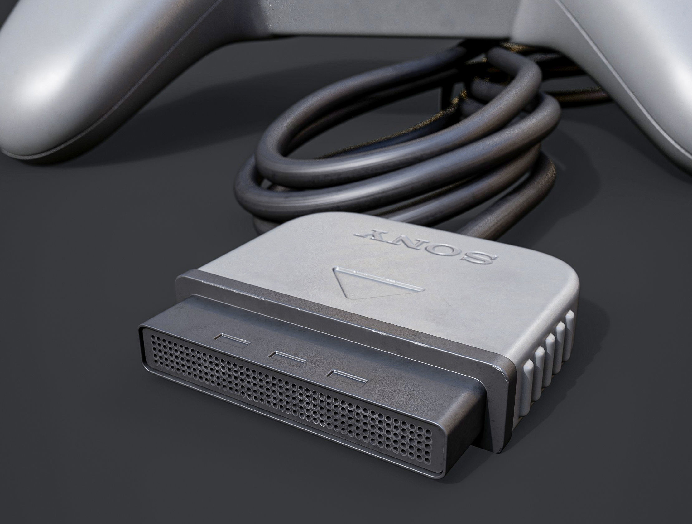 SCPH-1010 Vintage Sony PlayStation Controller 3D model | CGTrader