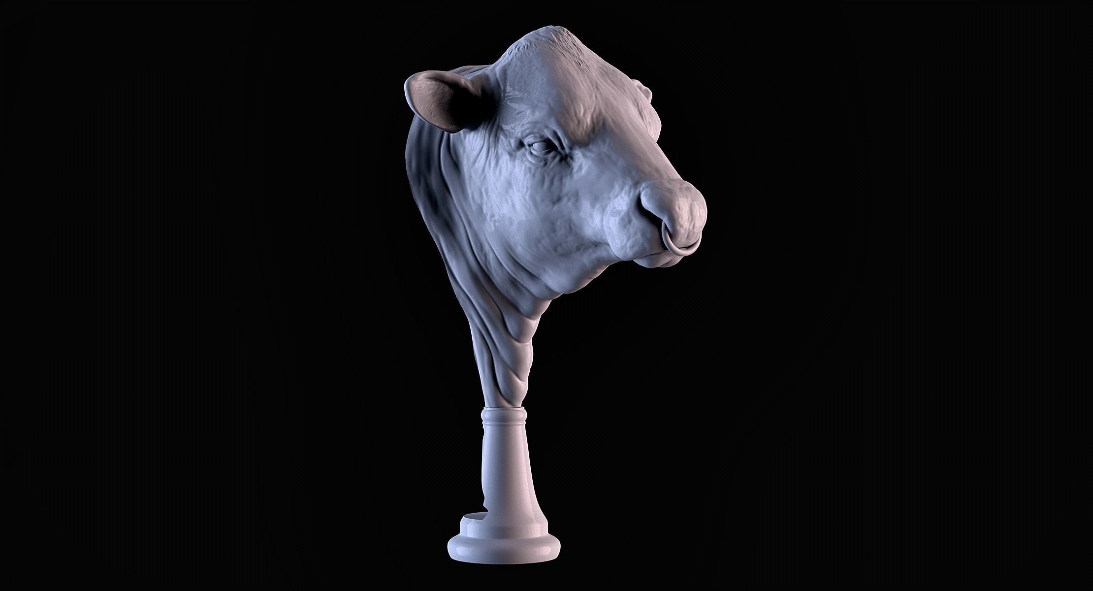 Angus Bull 3D model 3D printable | CGTrader