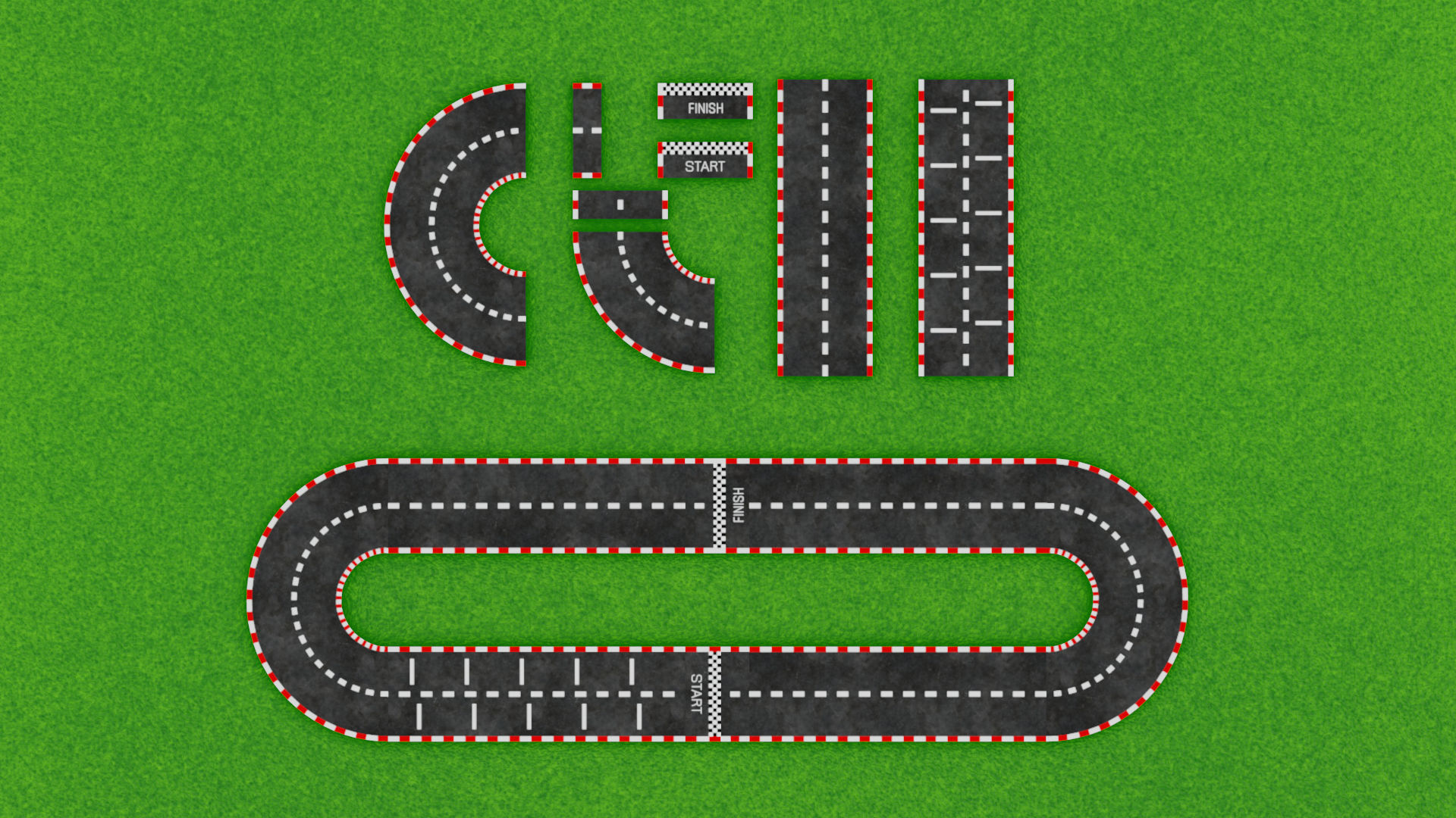 3D model Racetrack - Circuit VR / AR / low-poly | CGTrader